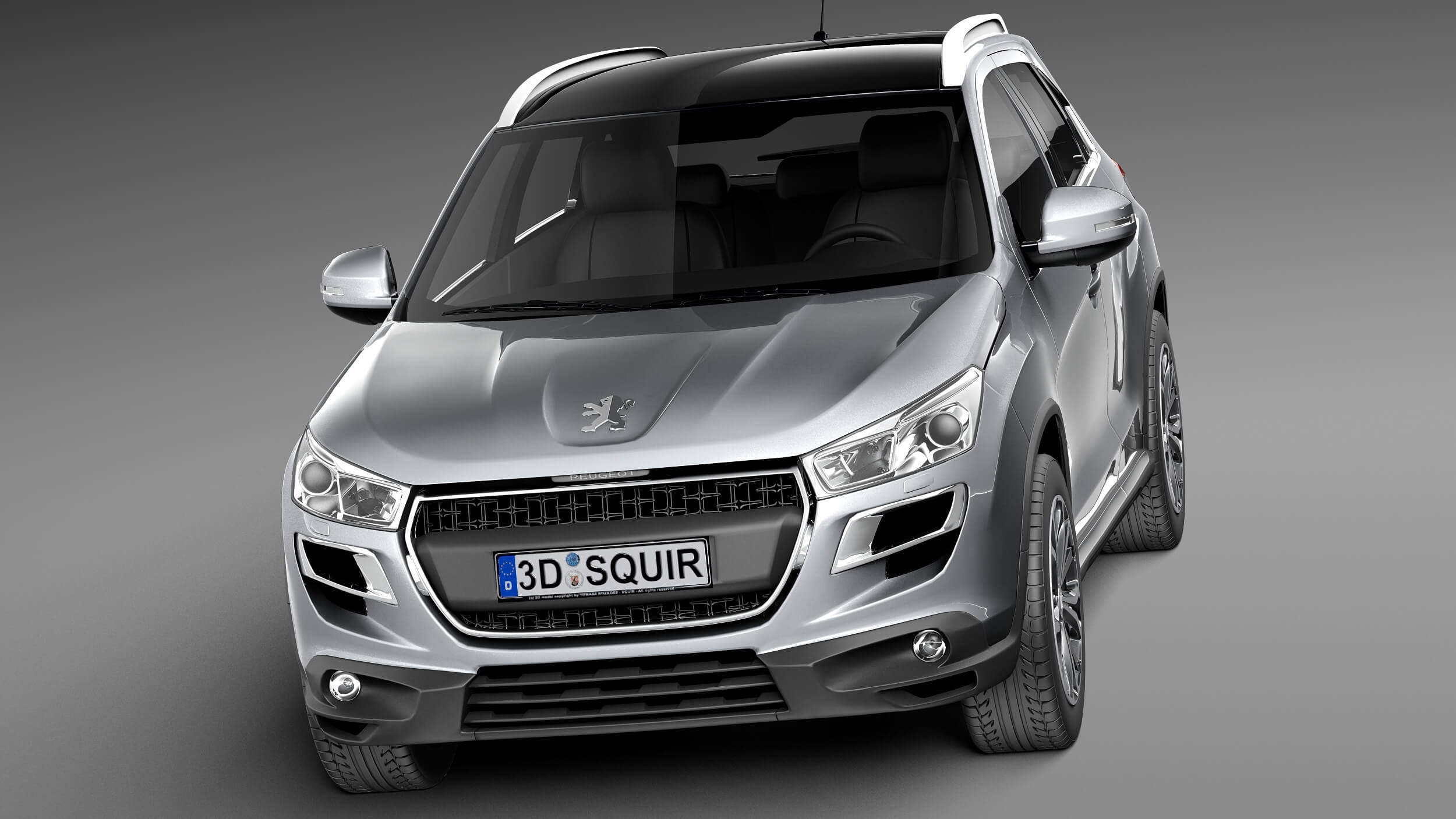 Peugeot 4008 2013 - 3D Model by SQUIR