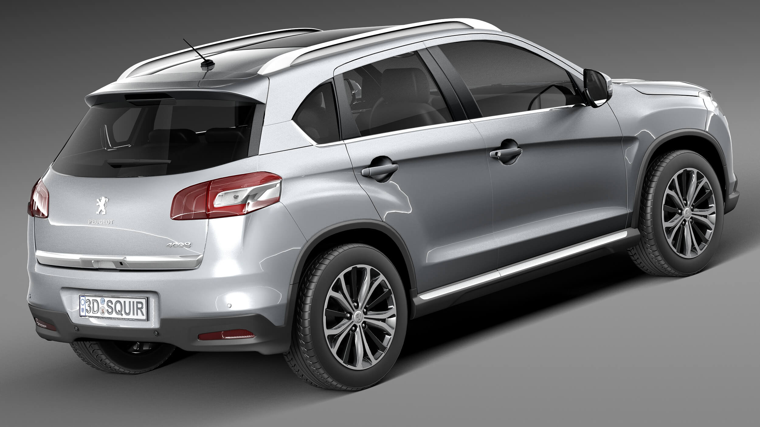 Peugeot 4008 2013 - 3D Model by SQUIR