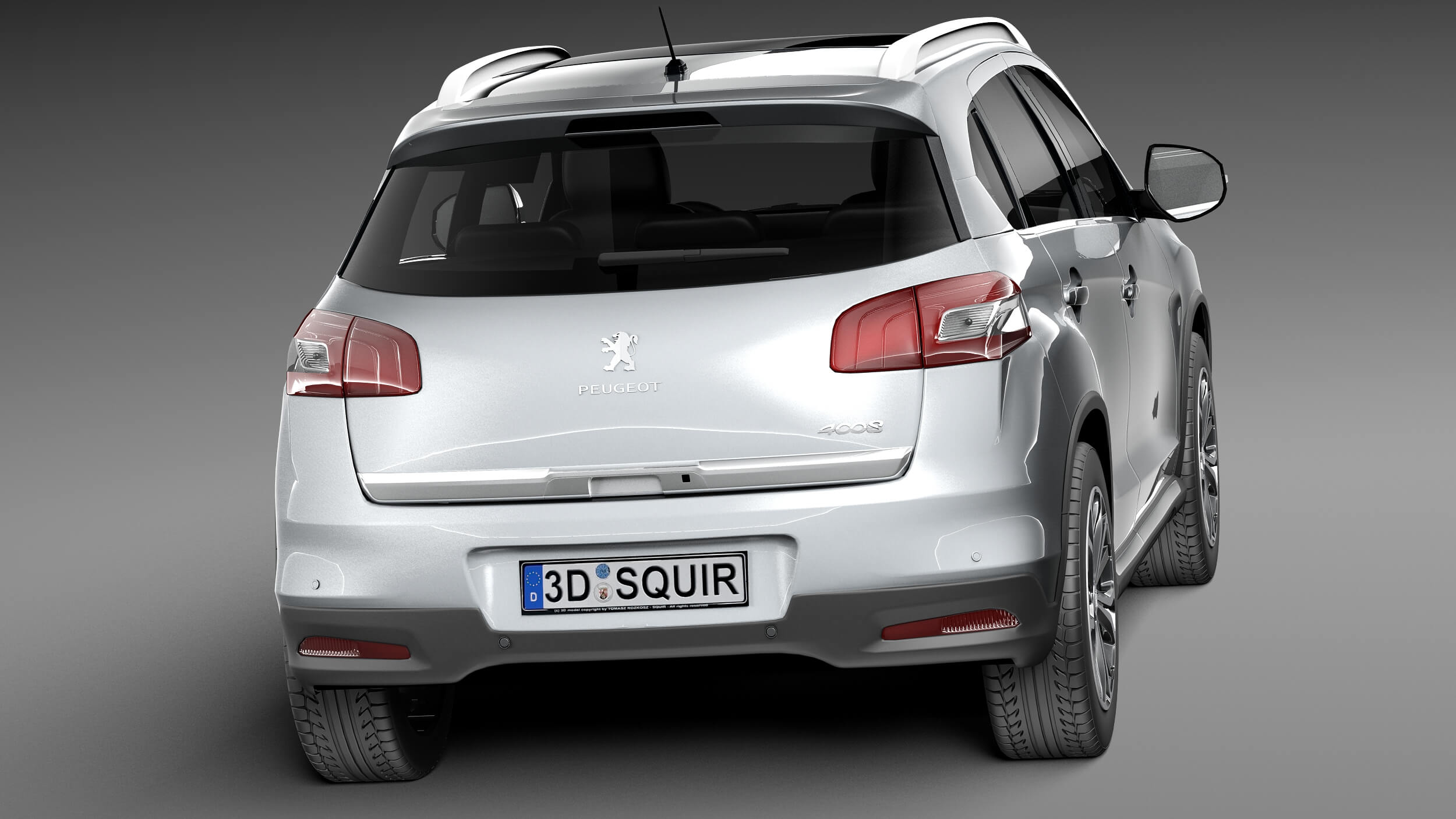 Peugeot 4008 2013 - 3D Model by SQUIR