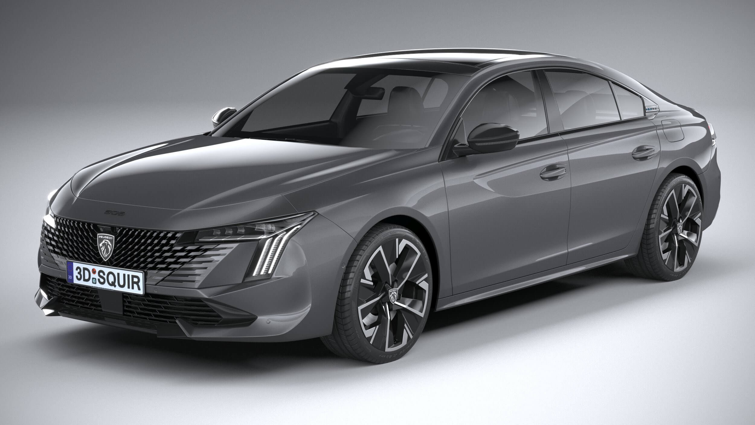 Peugeot 508 2023 - 3D Model by SQUIR