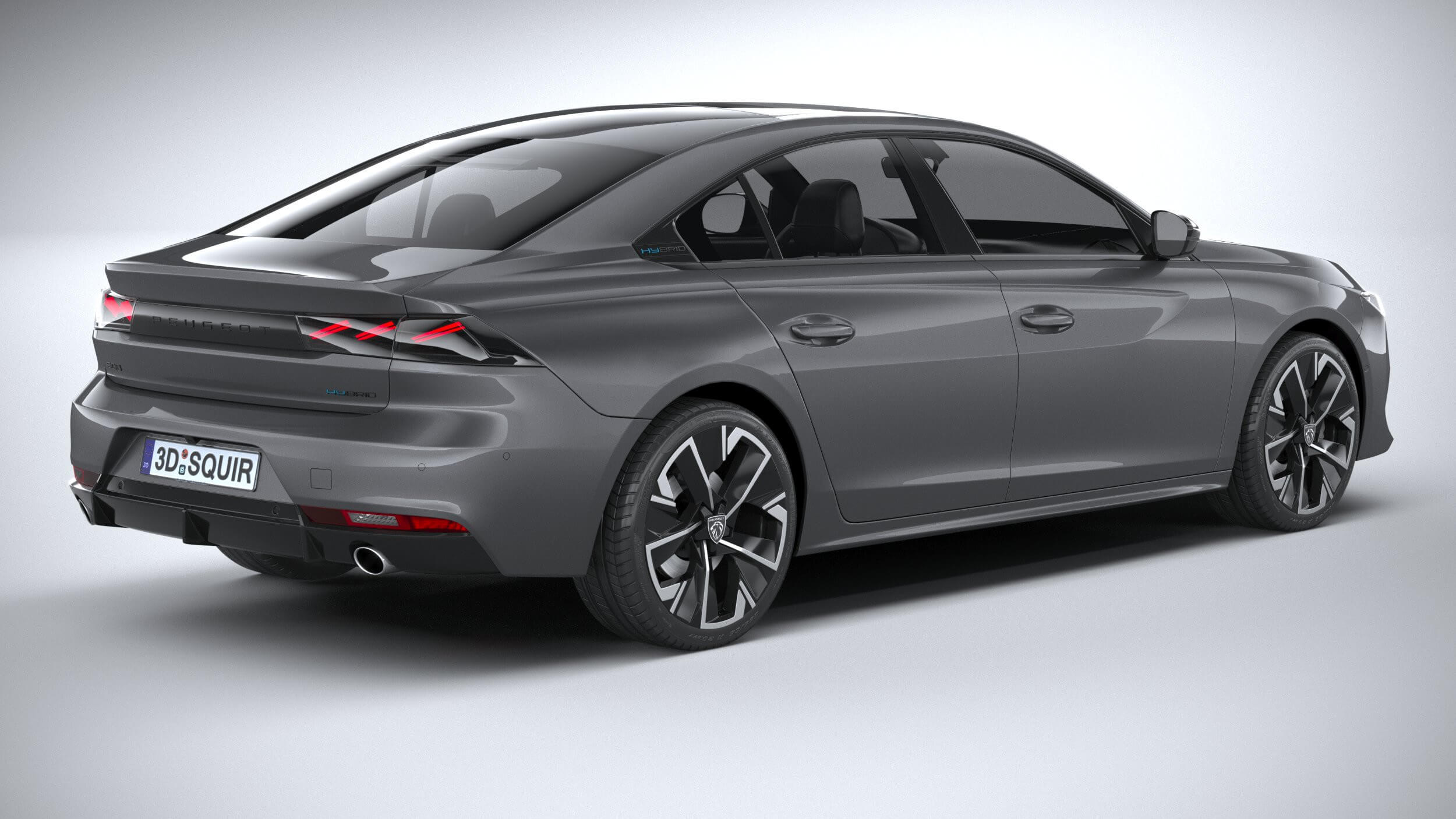 Peugeot 508 2023 - 3D Model by SQUIR