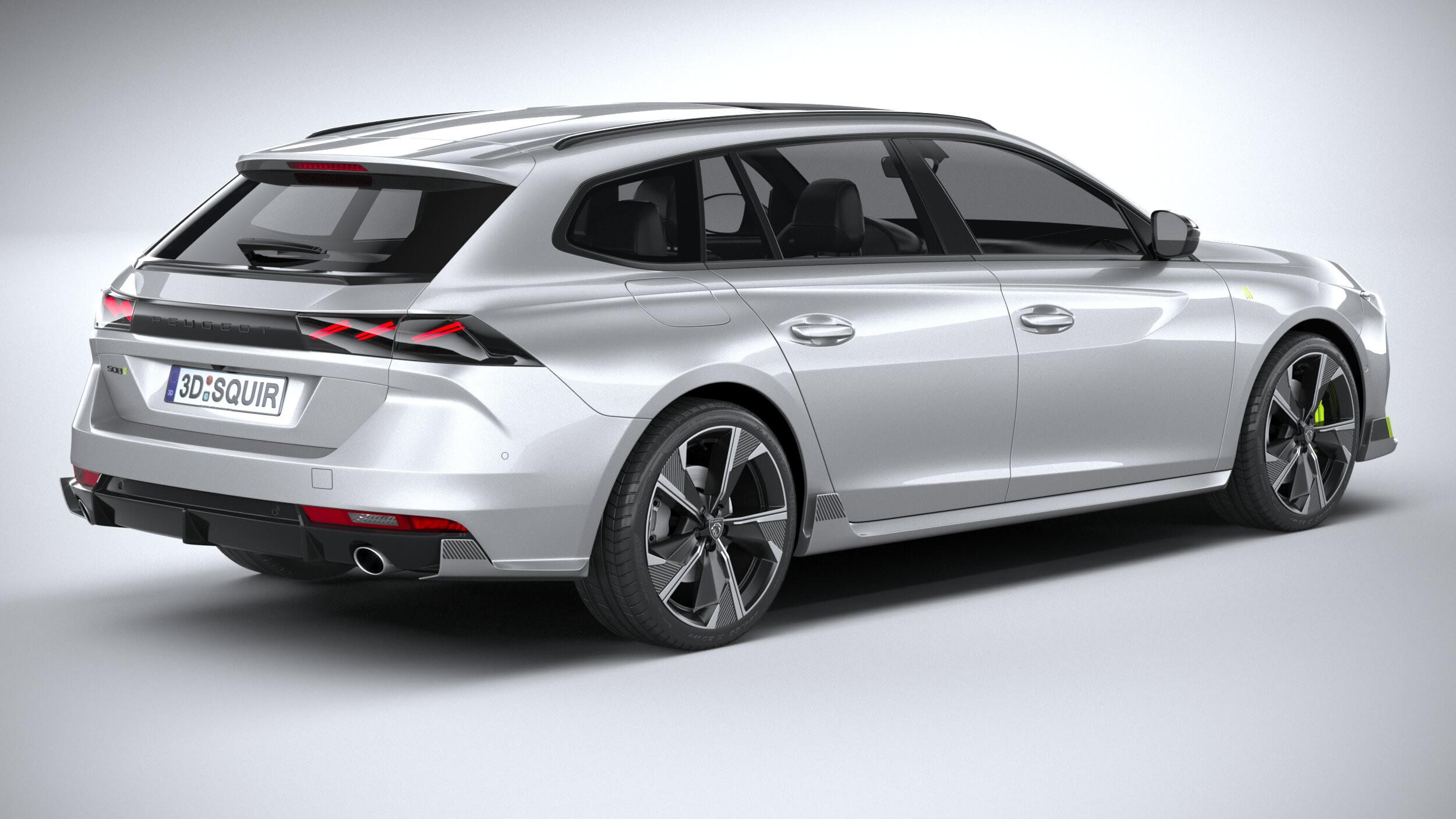 Peugeot 508 SW Pse 2023 - 3D Model by SQUIR