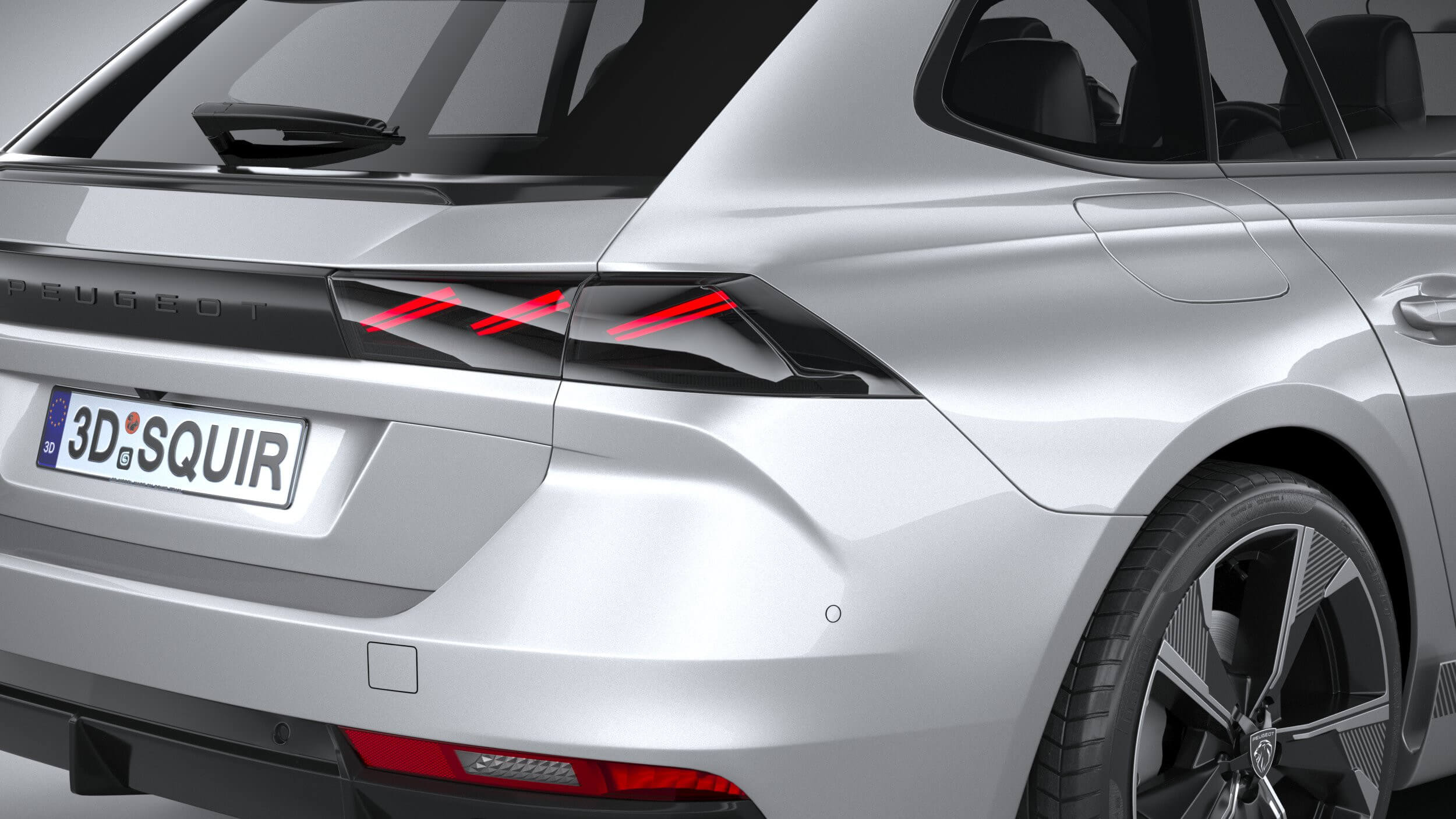 Peugeot 508 SW Pse 2023 - 3D Model by SQUIR