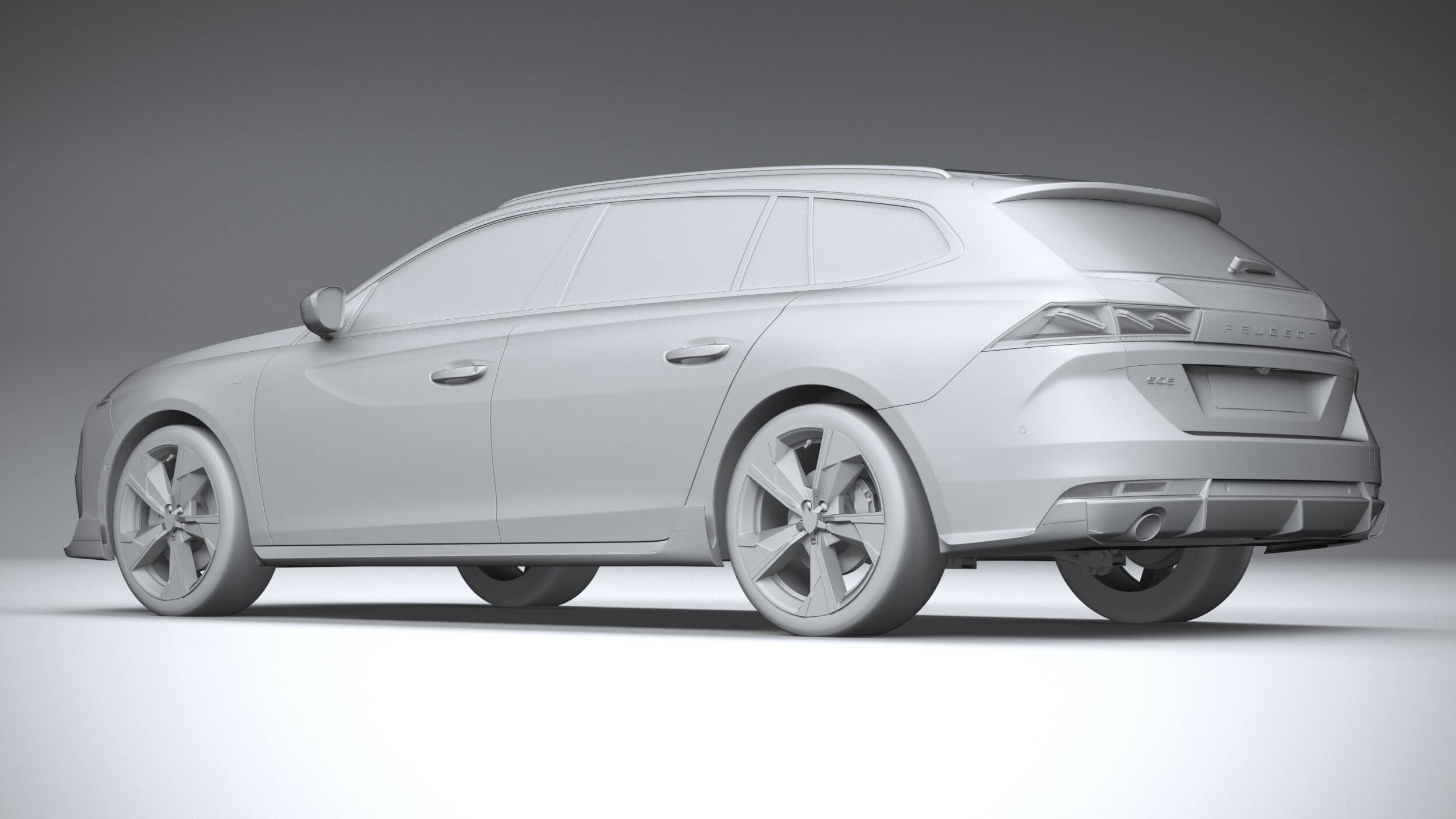 Peugeot 508 SW Pse 2023 - 3D Model by SQUIR