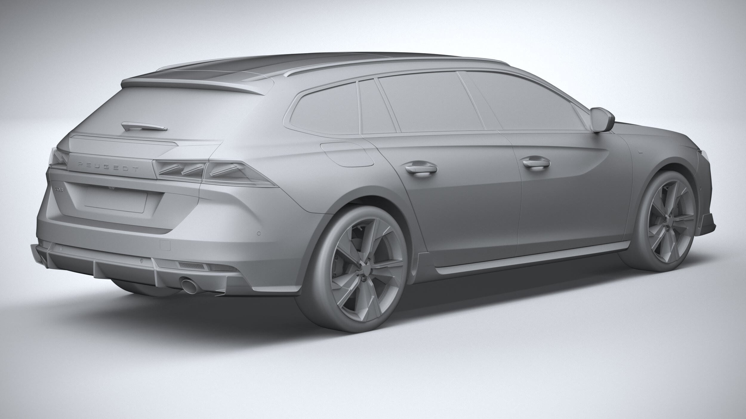 Peugeot 508 SW Pse 2023 - 3D Model by SQUIR