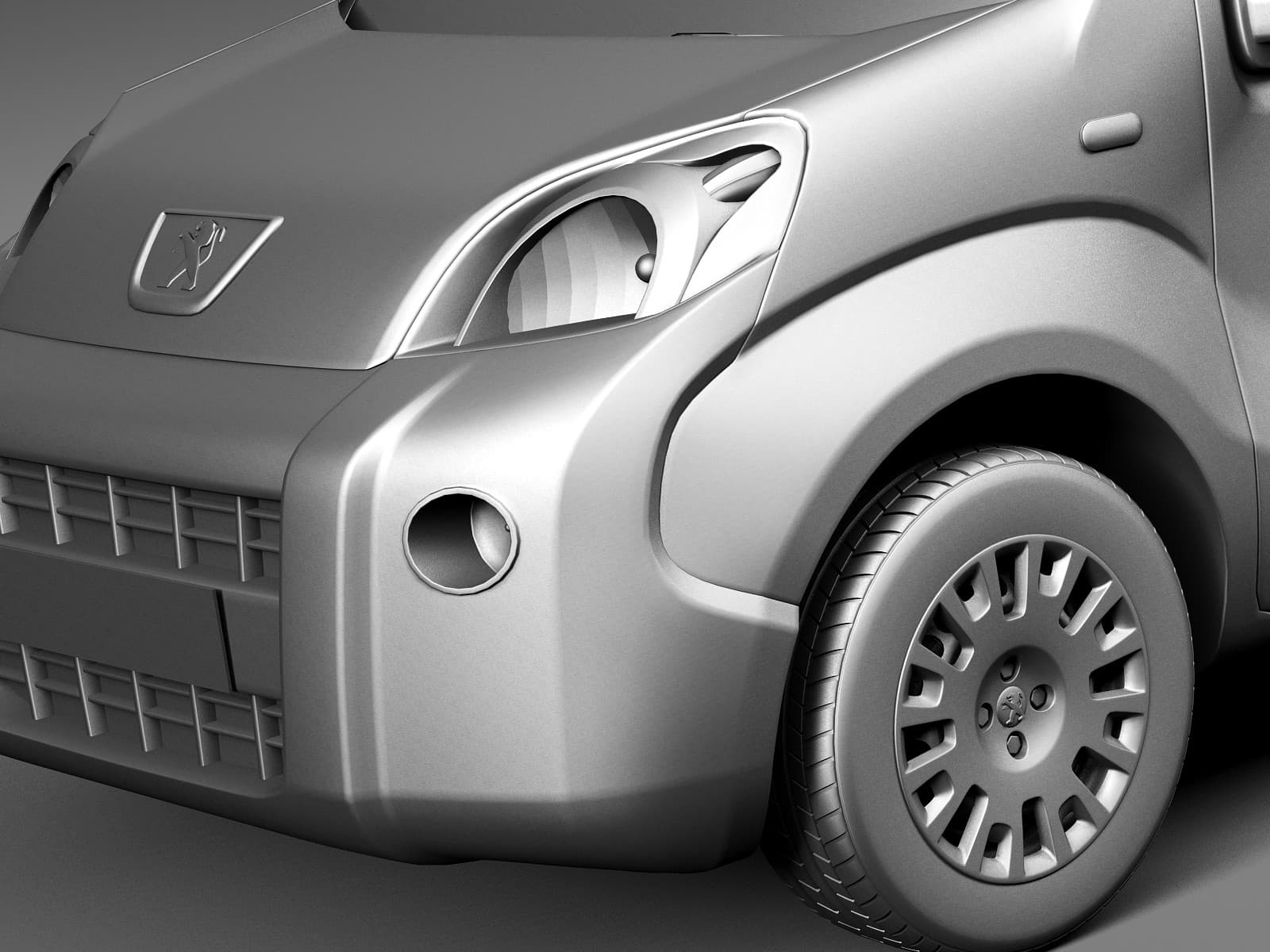 Peugeot Bipper 2008 - 3D Model by SQUIR