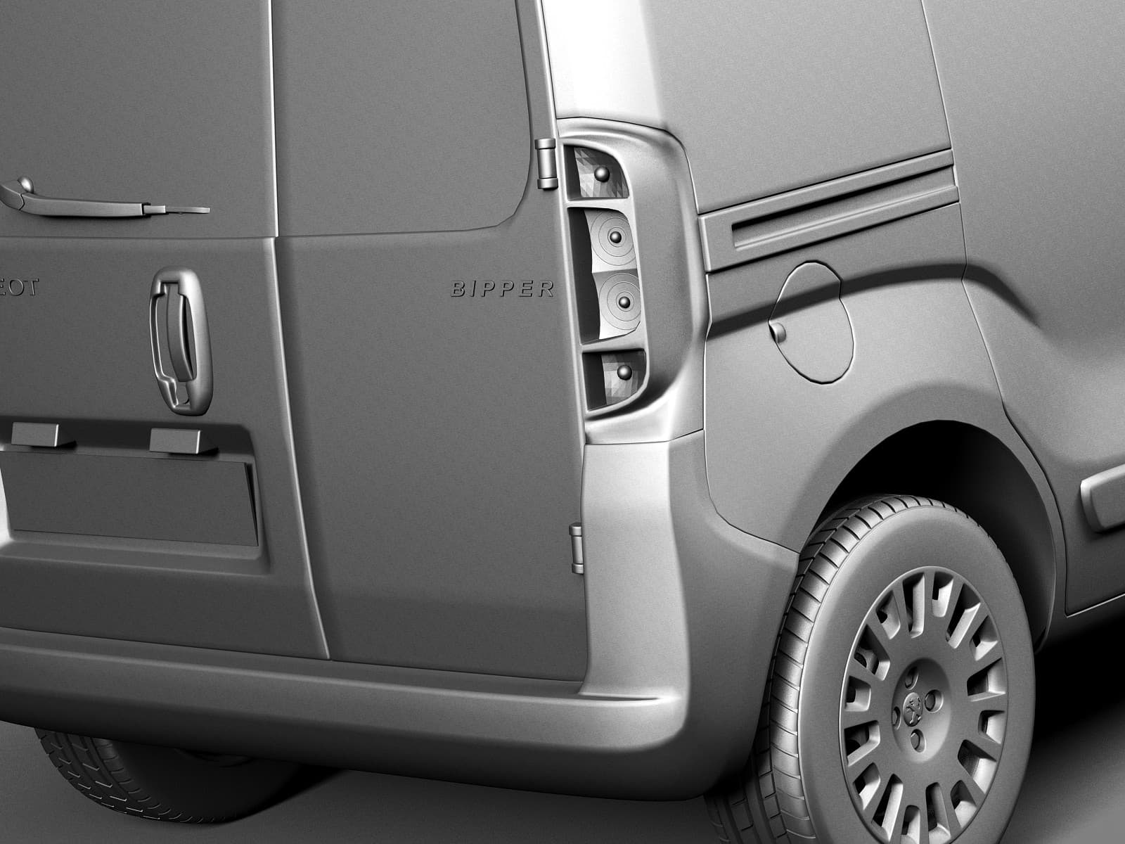 Peugeot Bipper 2008 - 3D Model by SQUIR