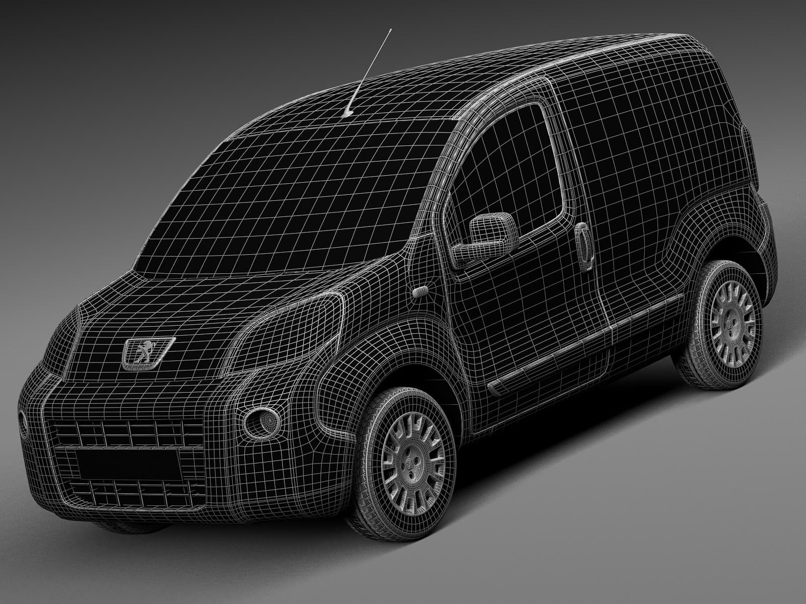 Peugeot Bipper 2008 - 3D Model by SQUIR