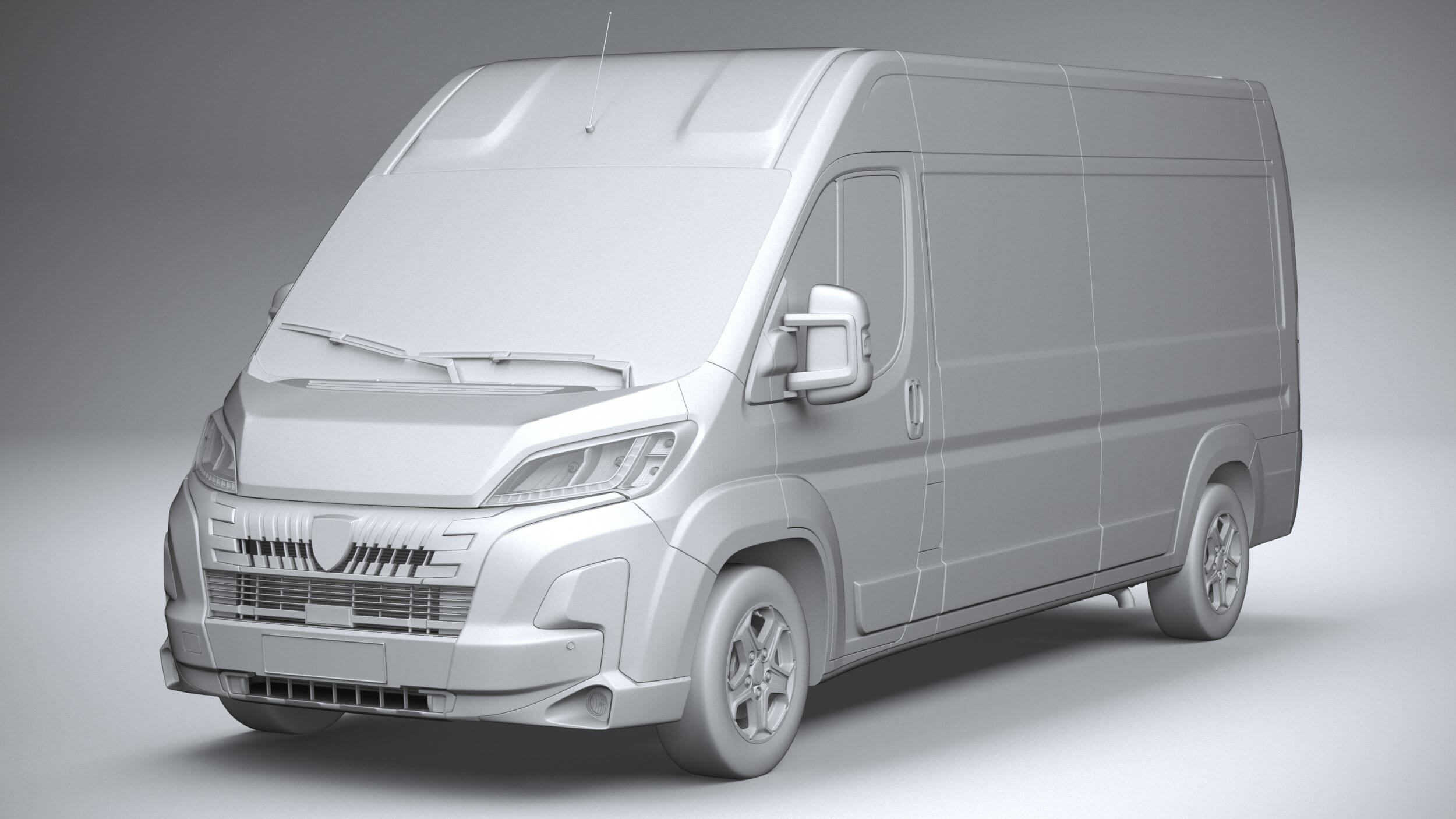 Peugeot Boxer L2H2 2024 - 3D Model by SQUIR