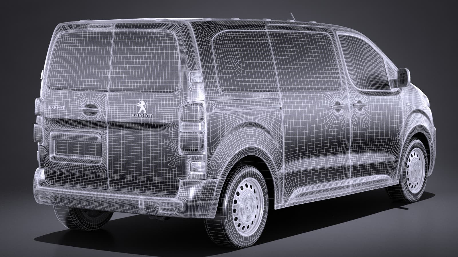 Peugeot Expert 2017 - 3D Model by SQUIR