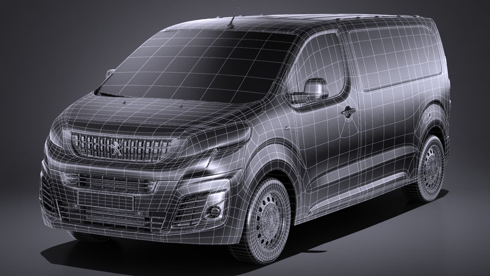 Peugeot Expert 2017 - 3D Model by SQUIR