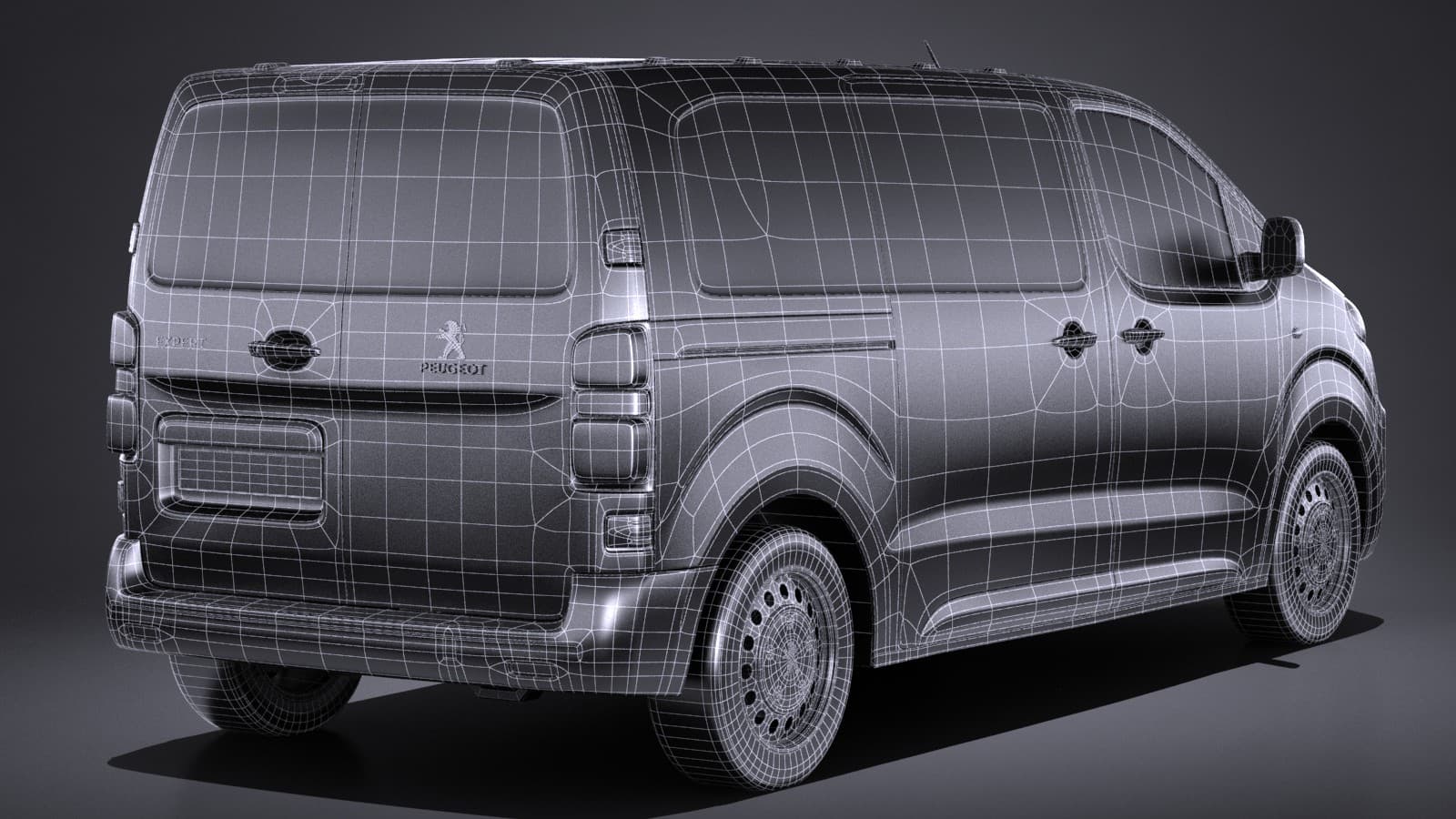 Peugeot Expert 2017 - 3D Model by SQUIR