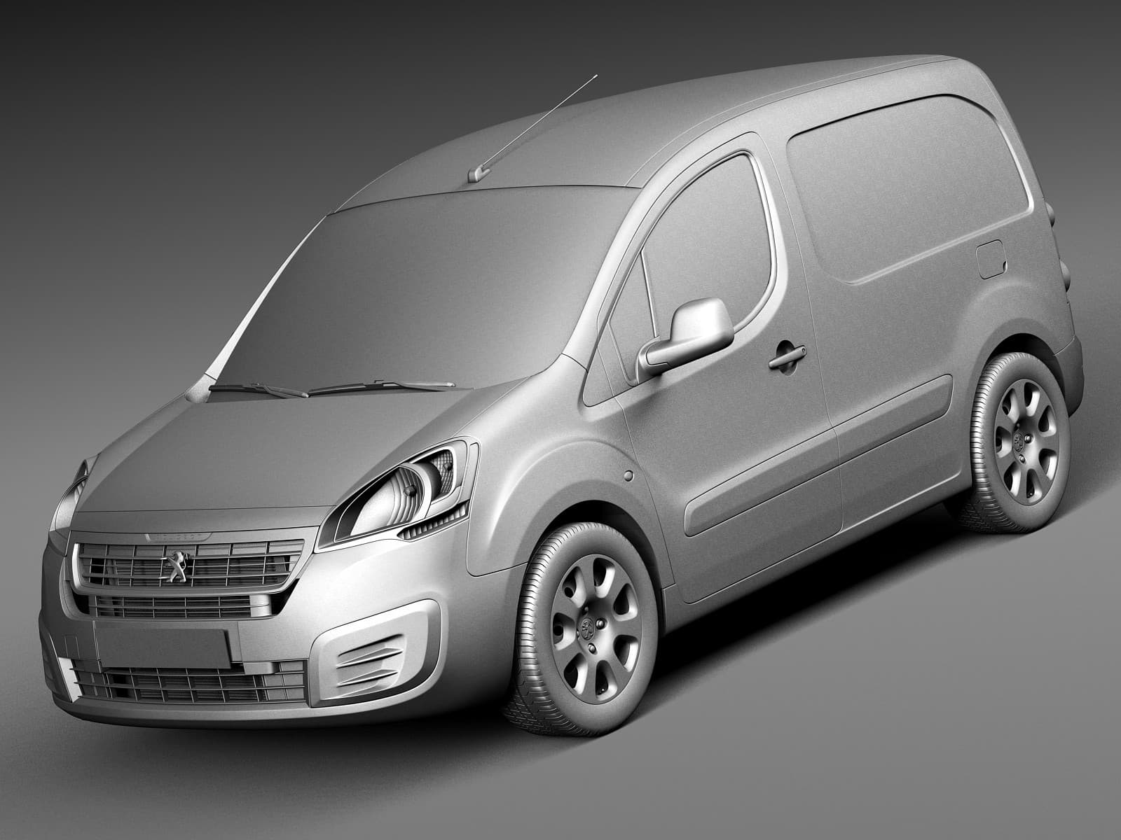 Peugeot Partner 2015 - 3D Model by SQUIR