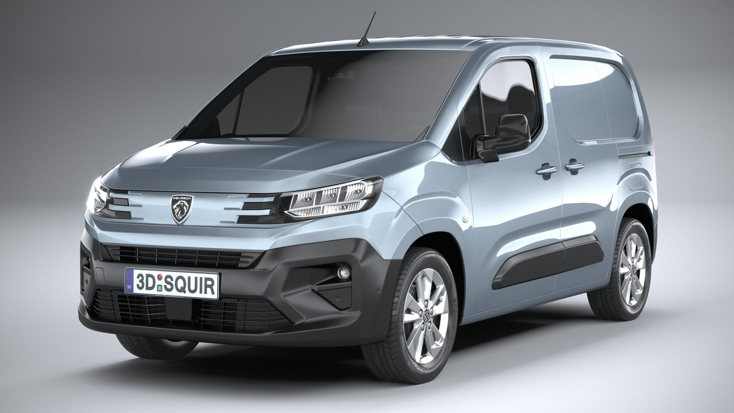 Peugeot Partner 2024 - 3D Model by SQUIR
