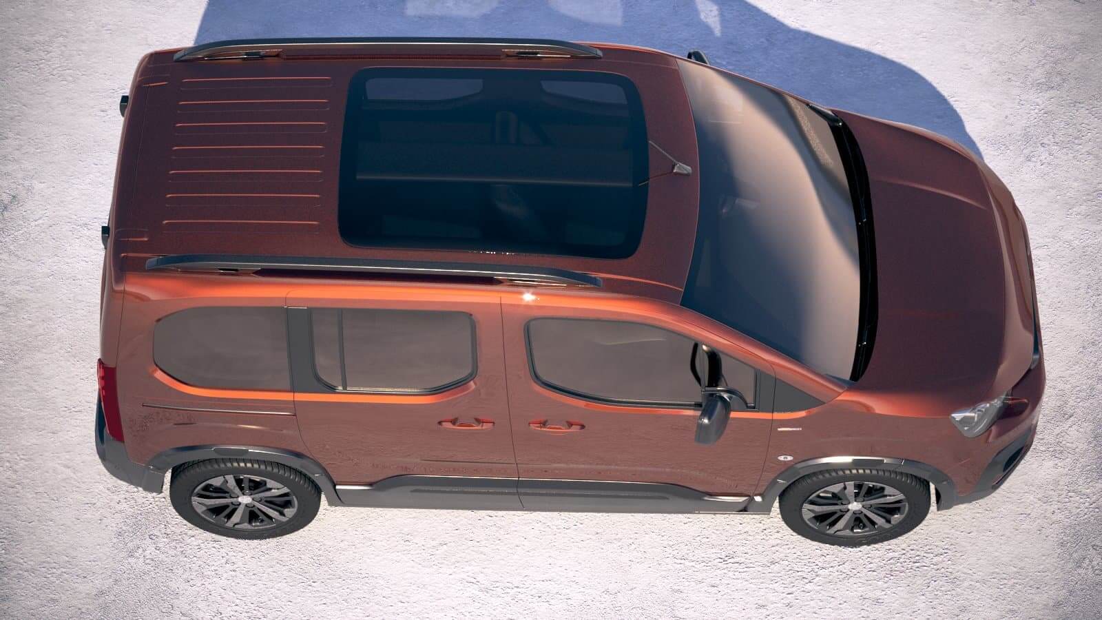 Peugeot Rifter 2016 - 3D Model by SQUIR