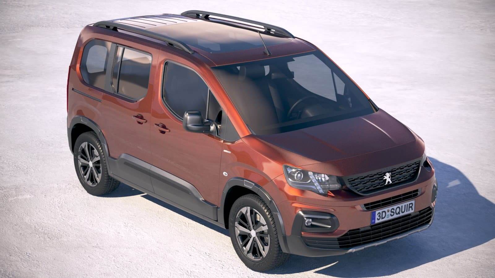 Peugeot Rifter 2016 - 3D Model by SQUIR