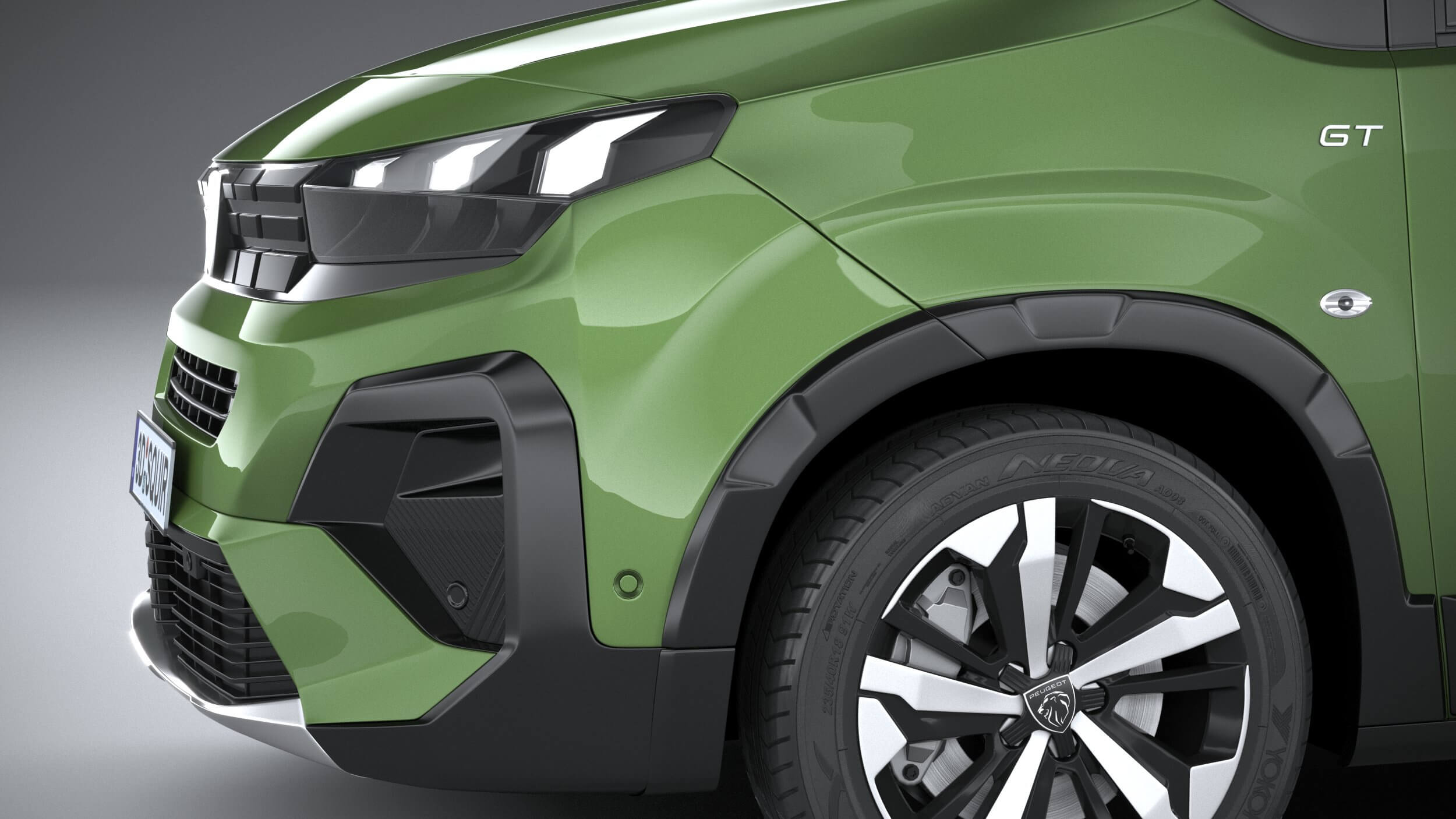 Peugeot Rifter 2024 - 3D Model by SQUIR