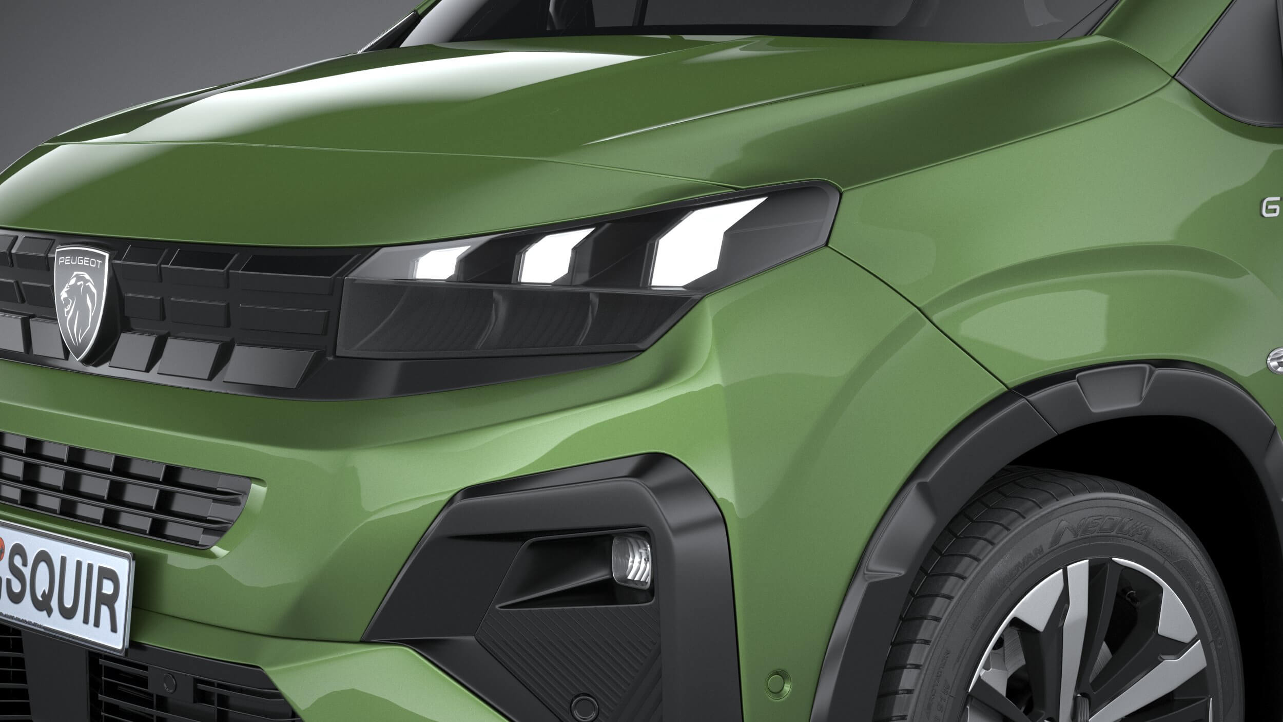 Peugeot Rifter 2024 - 3D Model by SQUIR