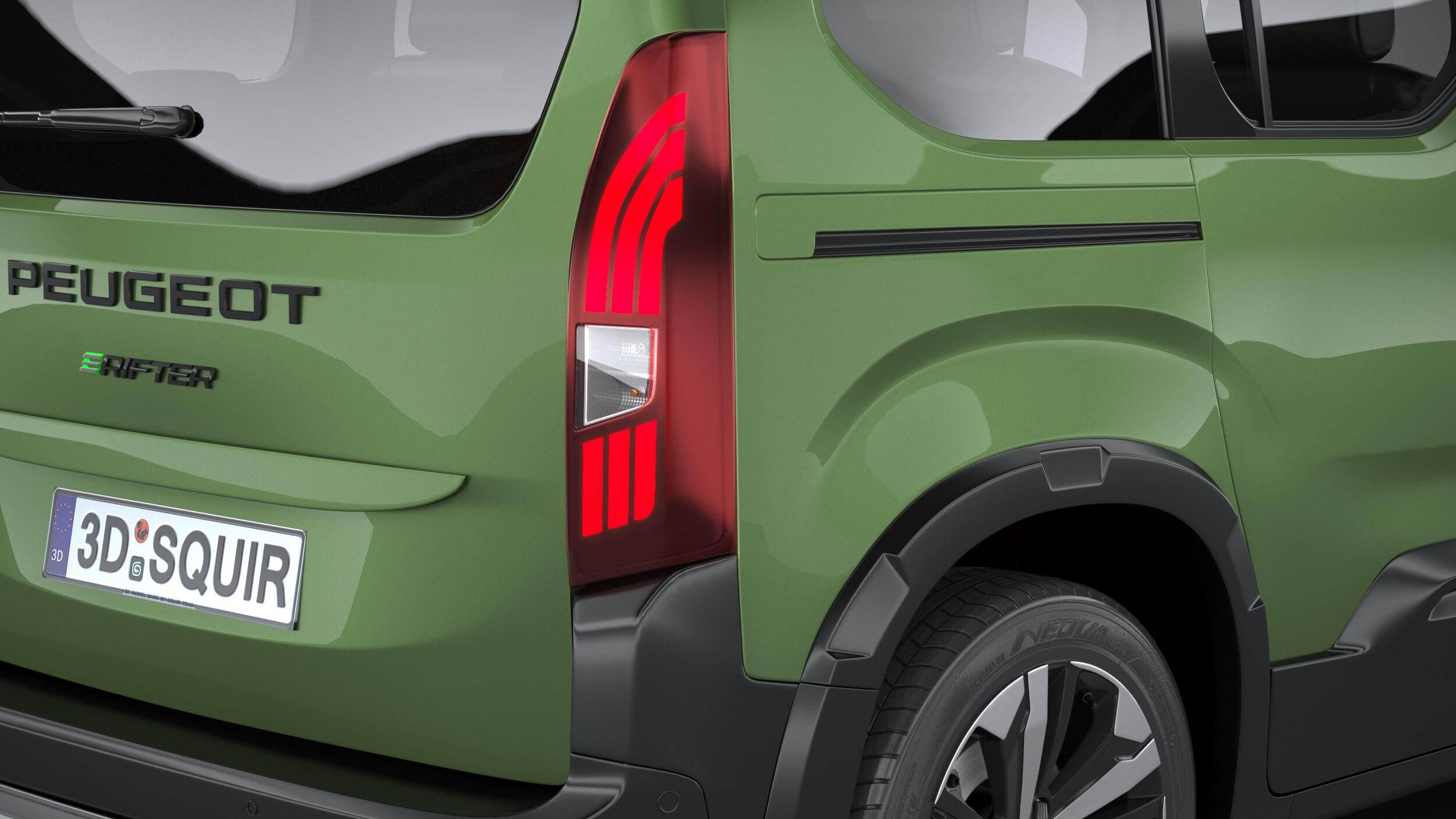 Peugeot Rifter 2024 - 3D Model by SQUIR