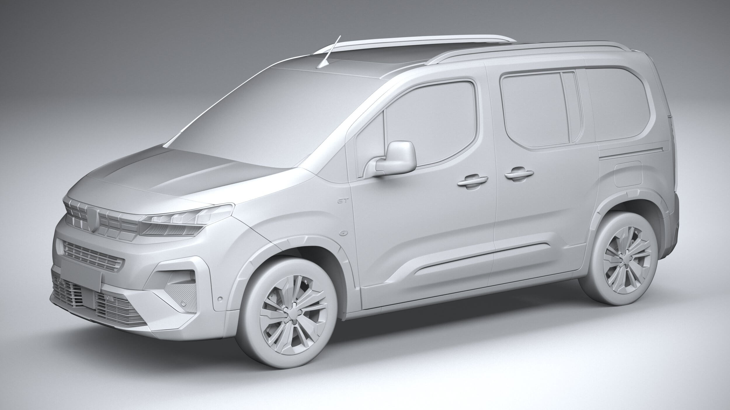 Peugeot Rifter 2024 - 3D Model by SQUIR