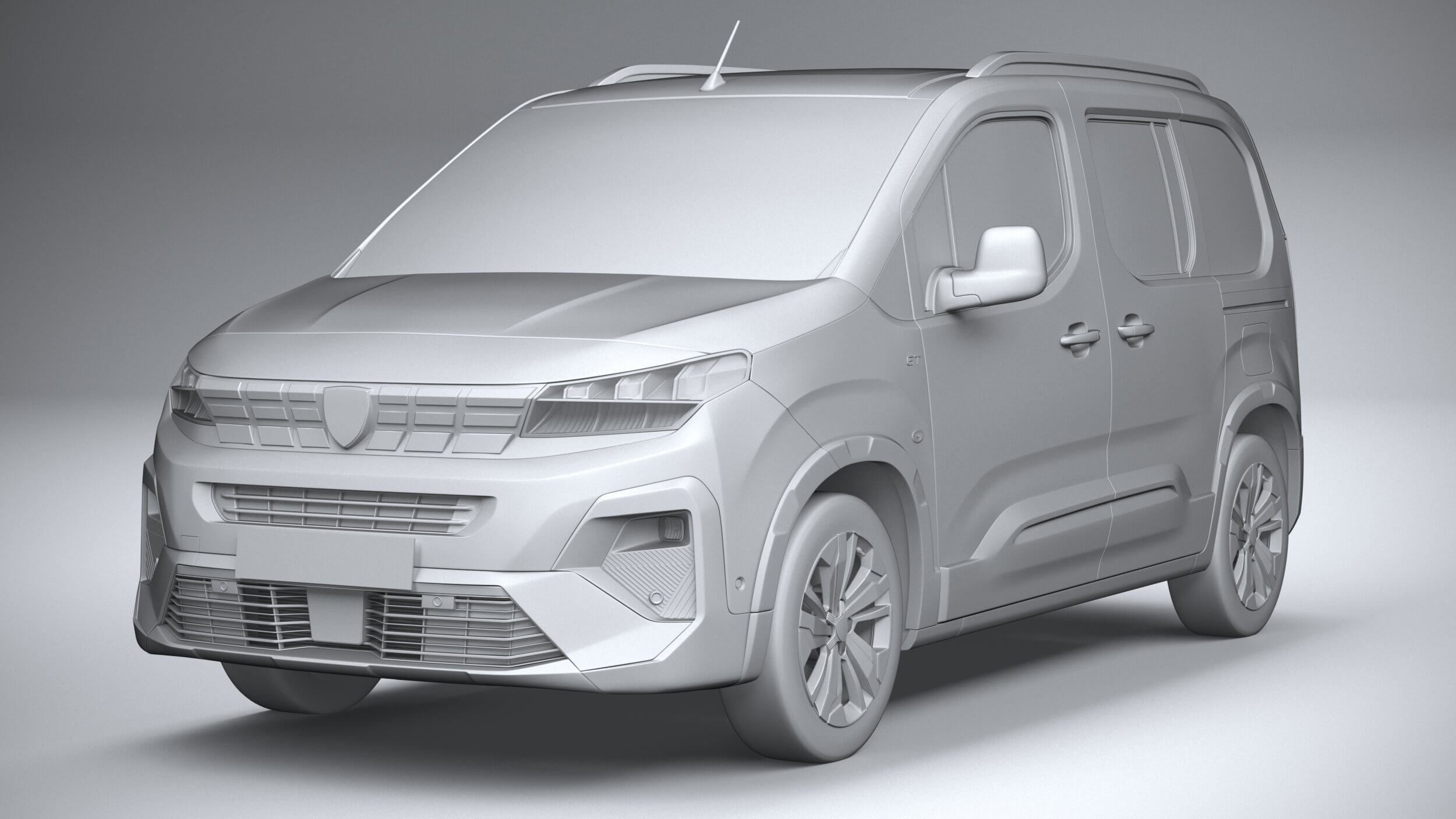 Peugeot Rifter 2024 - 3D Model by SQUIR