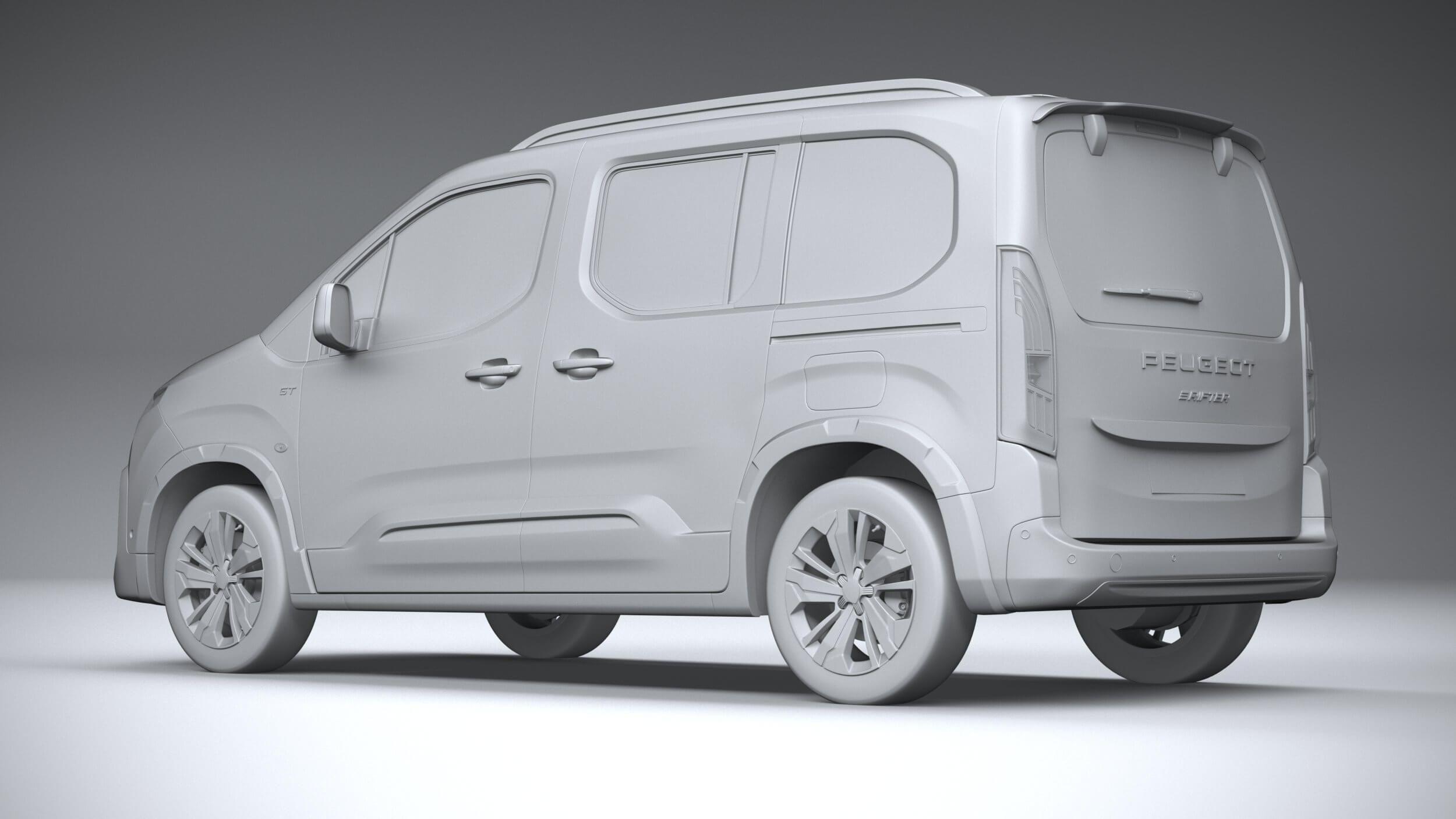 Peugeot Rifter 2024 - 3D Model by SQUIR