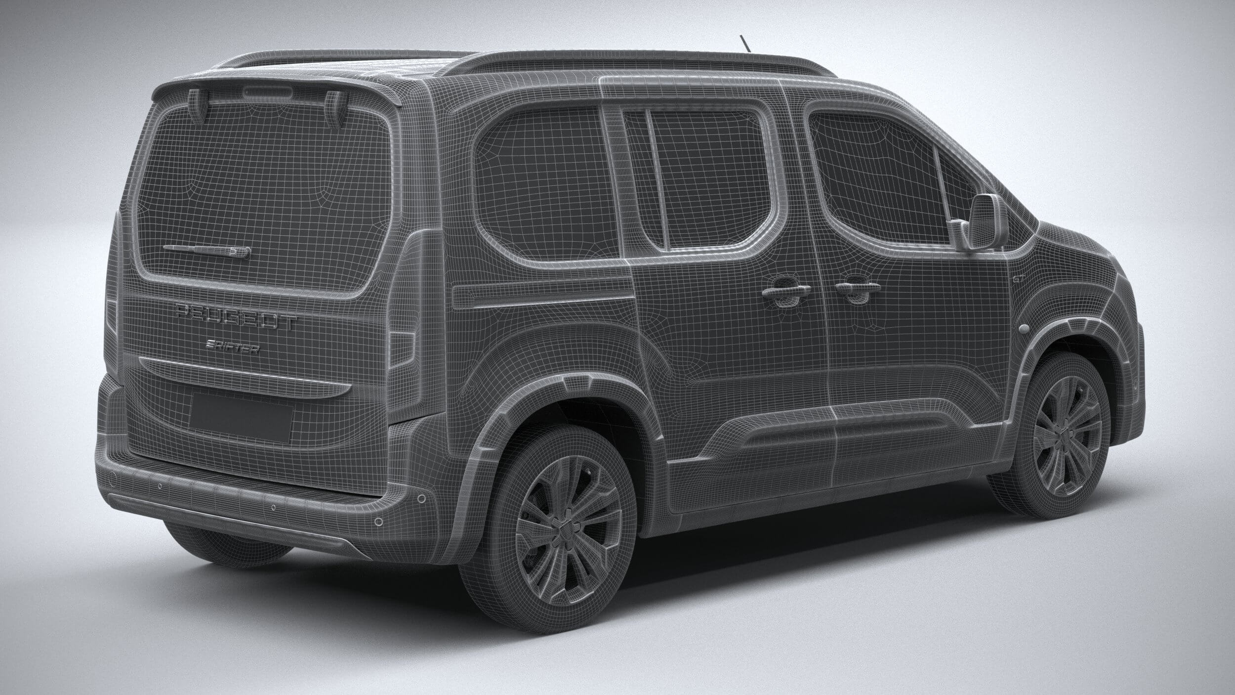 Peugeot Rifter 2024 - 3D Model by SQUIR