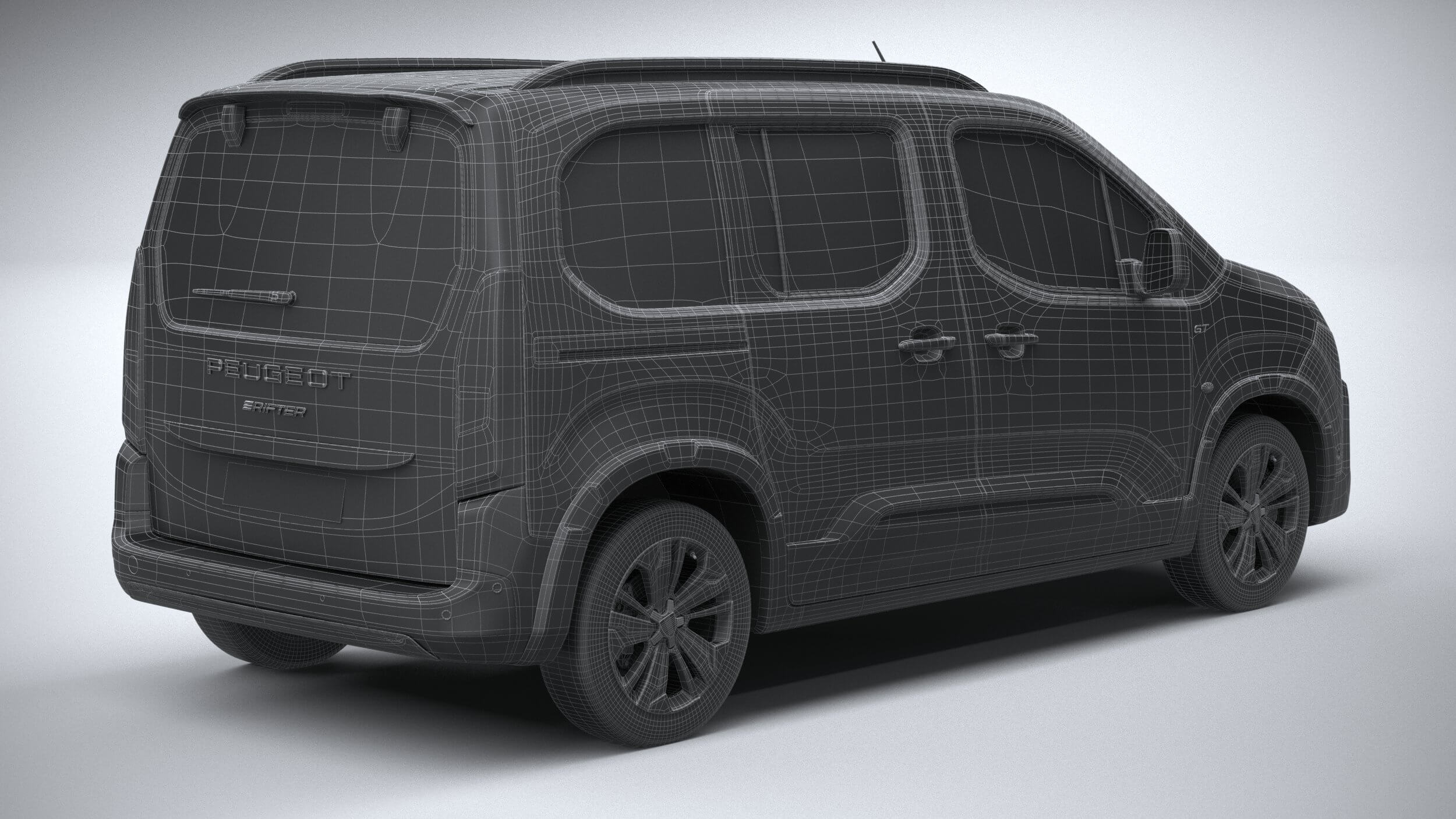 Peugeot Rifter 2024 - 3D Model by SQUIR