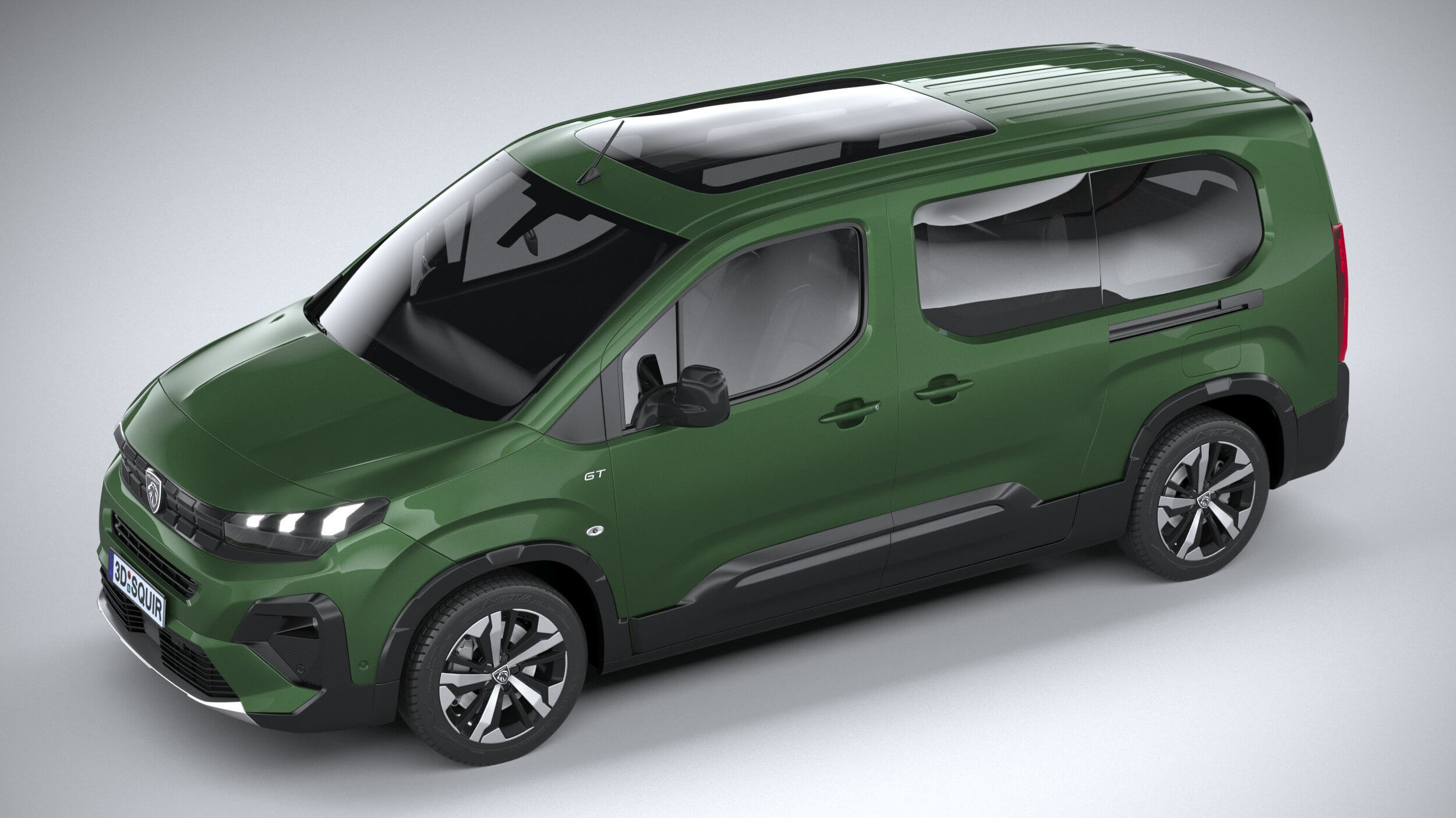 Peugeot Rifter Long 2024 - 3D Model by SQUIR