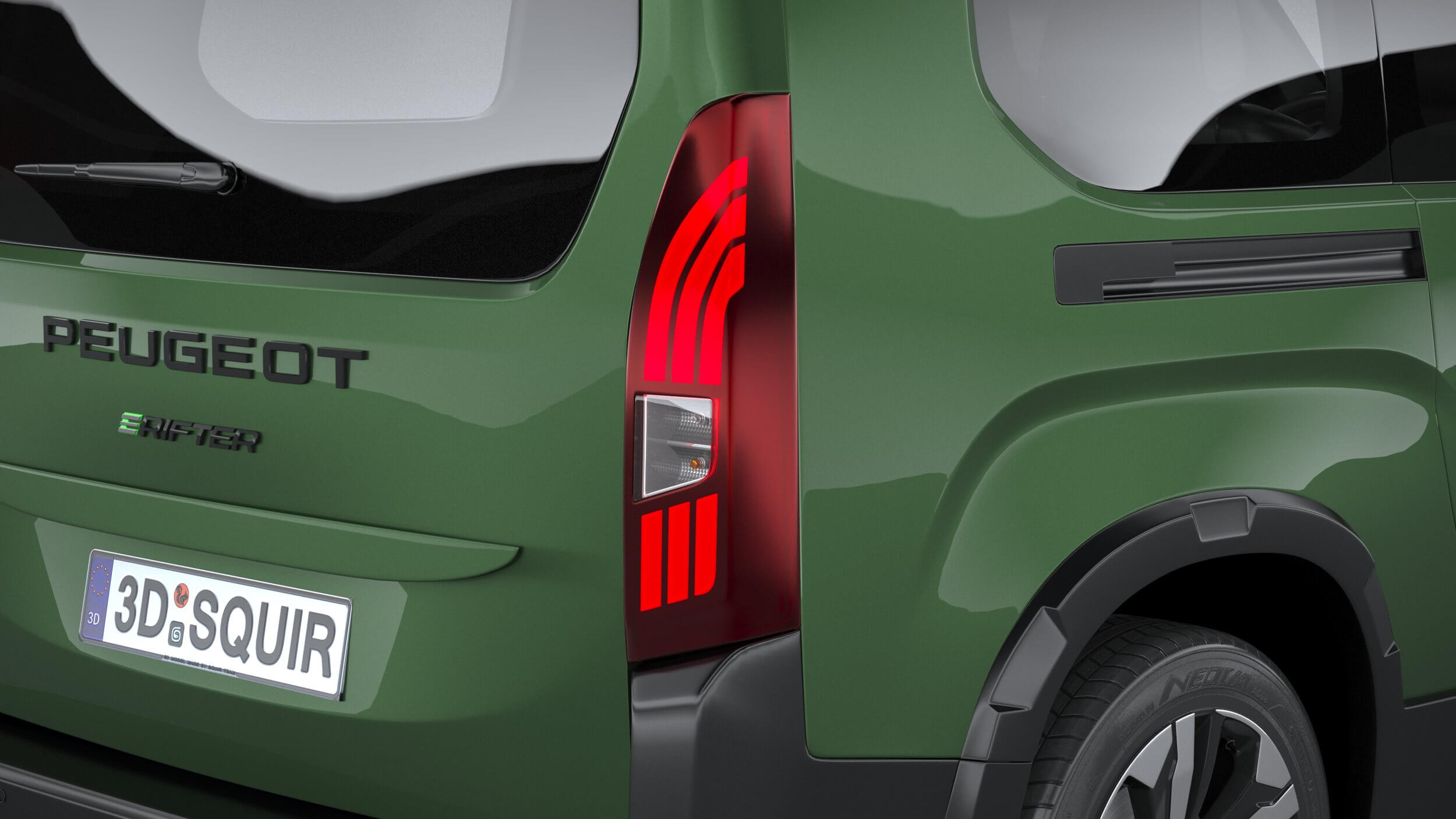 Peugeot Rifter Long 2024 - 3D Model by SQUIR