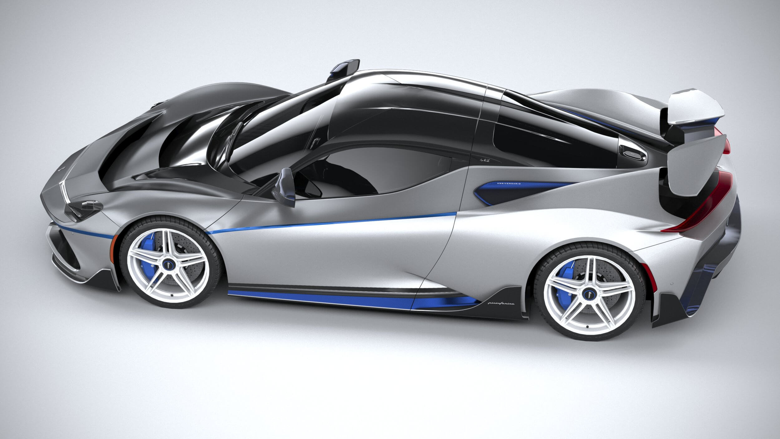 Pininfarina Battista Reversario 2024 Low Poly - 3D Model by SQUIR