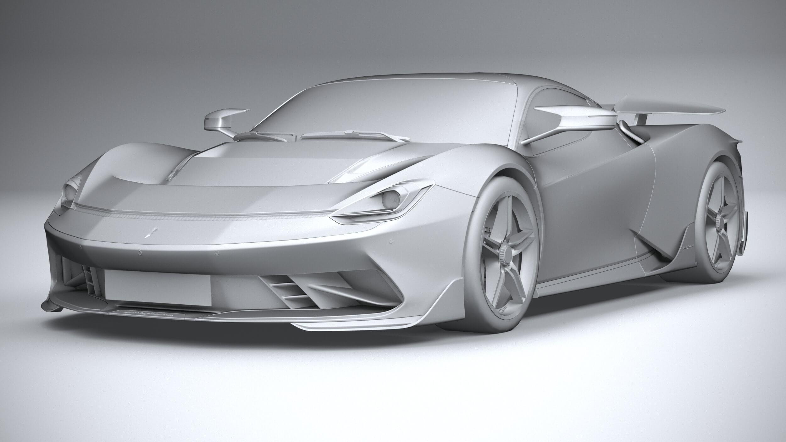 Pininfarina Battista Reversario 2024 Low Poly - 3D Model by SQUIR