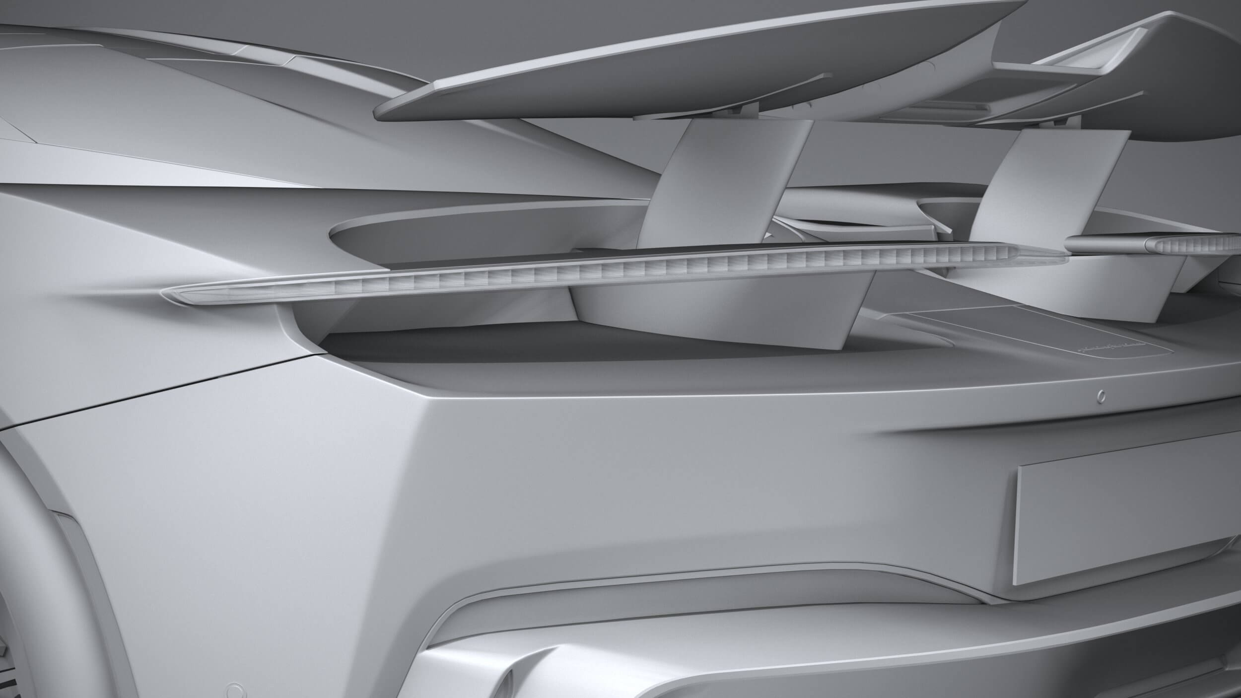 Pininfarina Battista Reversario 2024 Low Poly - 3D Model by SQUIR