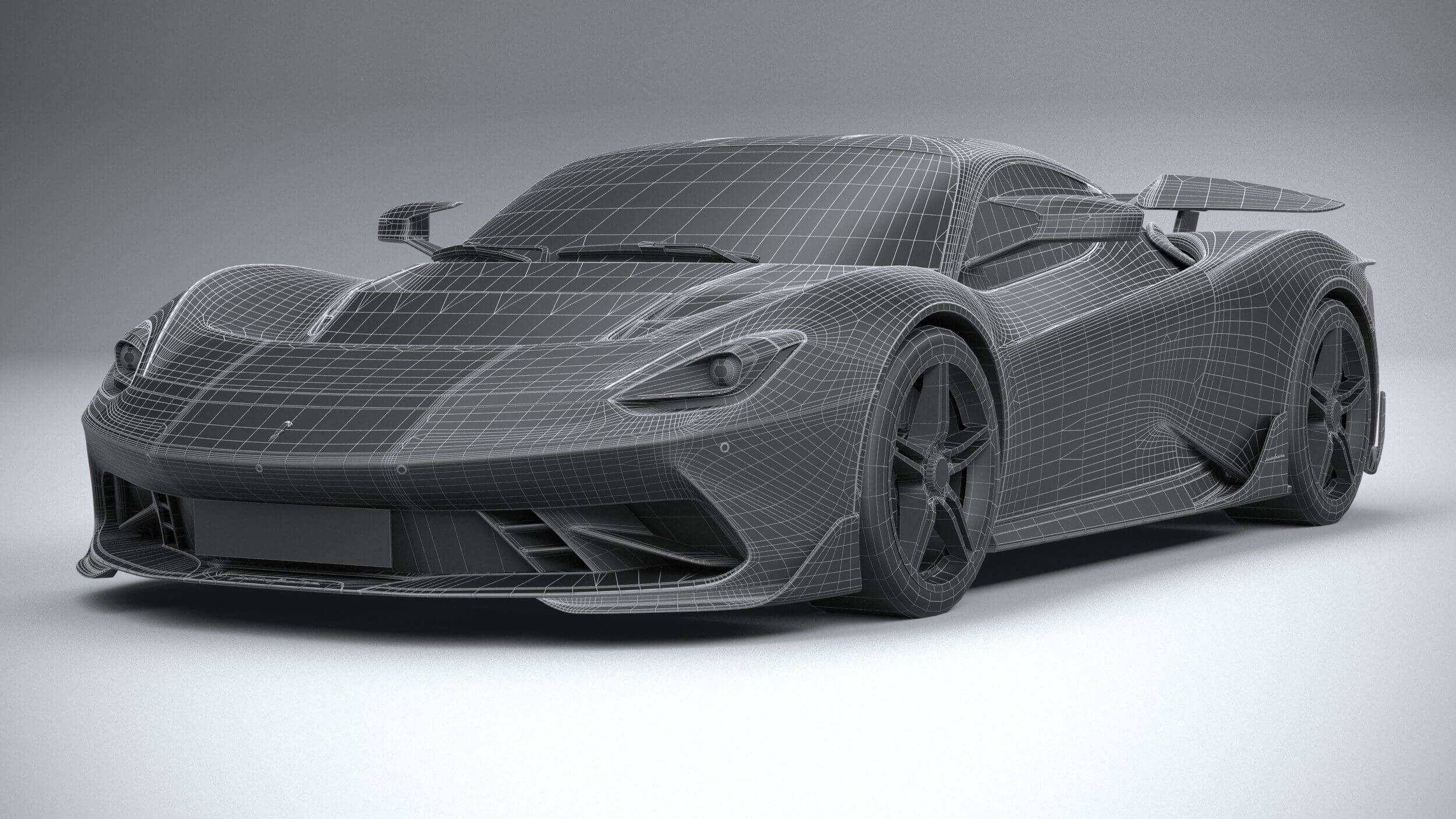 Pininfarina Battista Reversario 2024 Low Poly - 3D Model by SQUIR