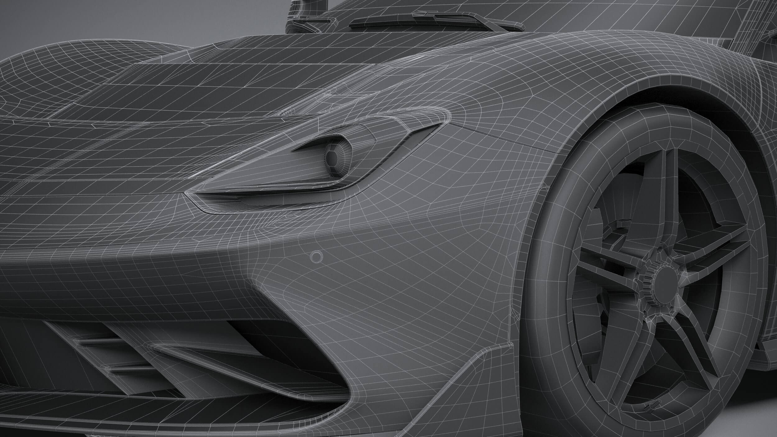 Pininfarina Battista Reversario 2024 Low Poly - 3D Model by SQUIR