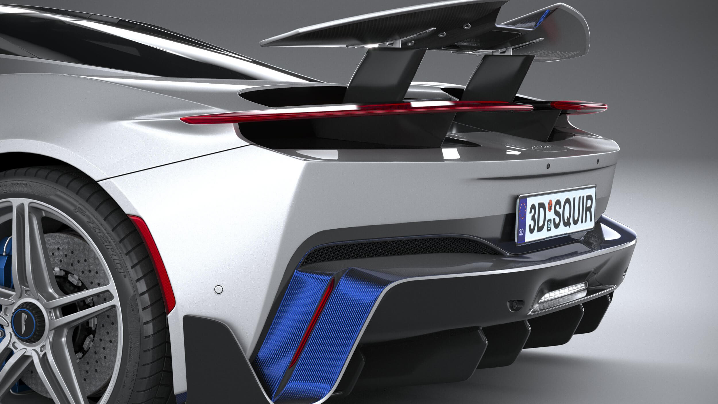 Pininfarina Battista Reversario 2024 - 3D Model by SQUIR