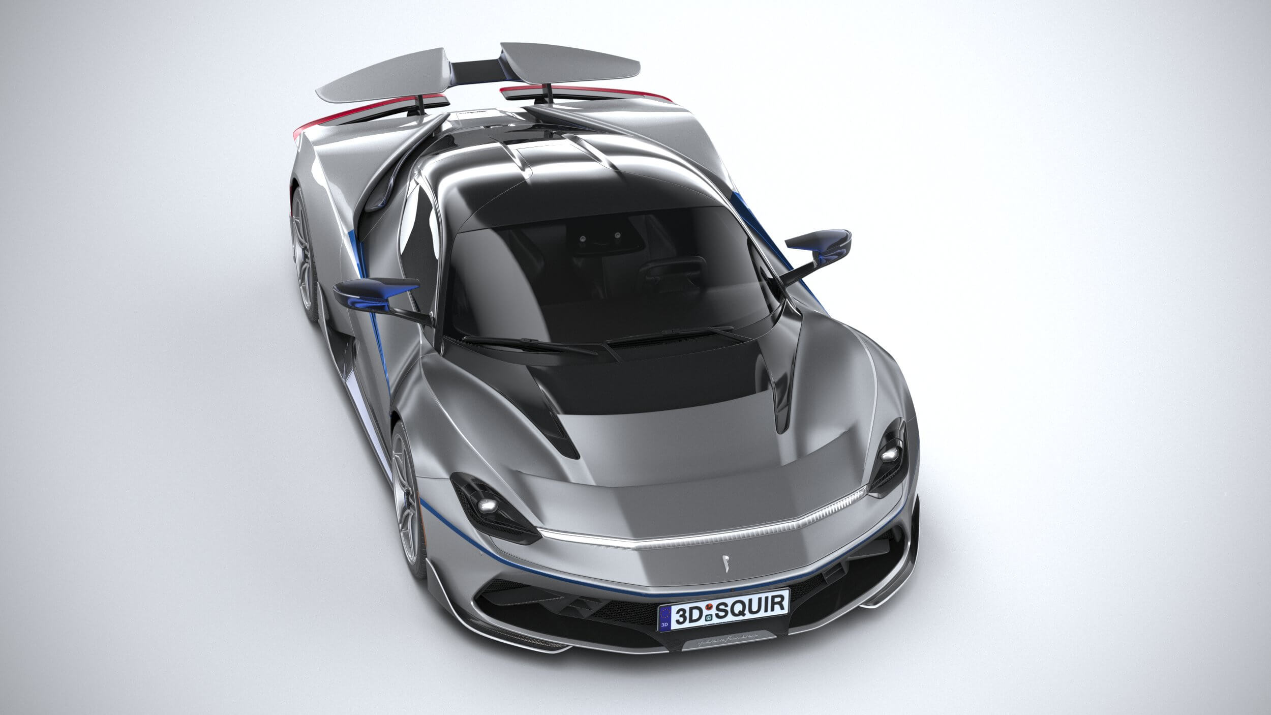 Pininfarina Battista Reversario 2024 - 3D Model by SQUIR