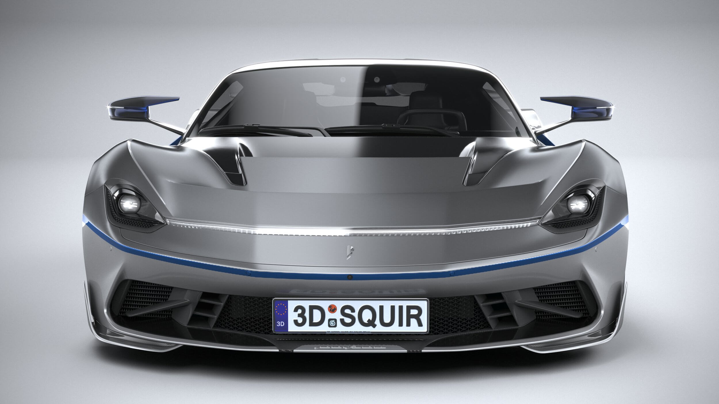 Pininfarina Battista Reversario 2024 - 3D Model by SQUIR