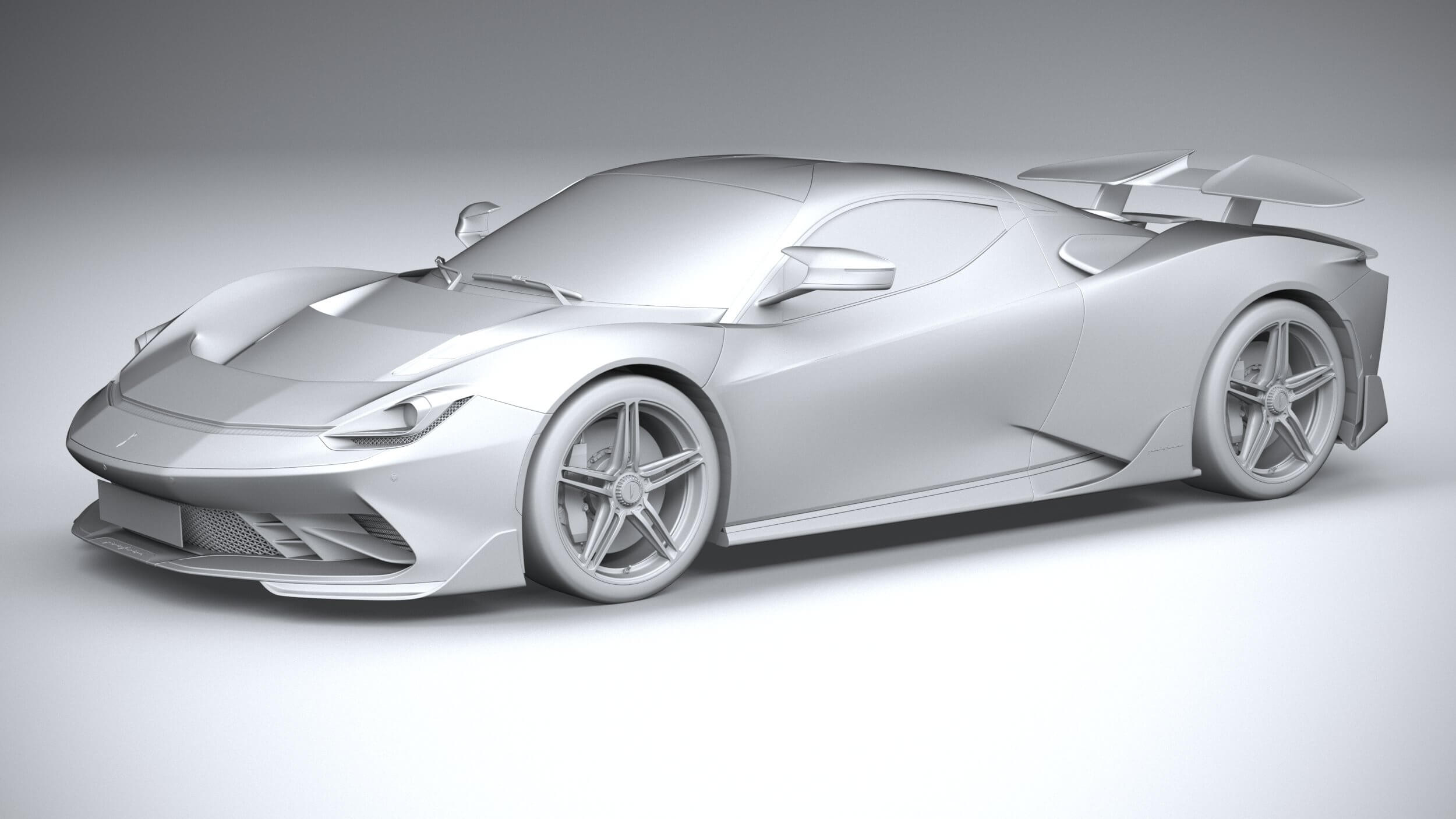 Pininfarina Battista Reversario 2024 - 3D Model by SQUIR