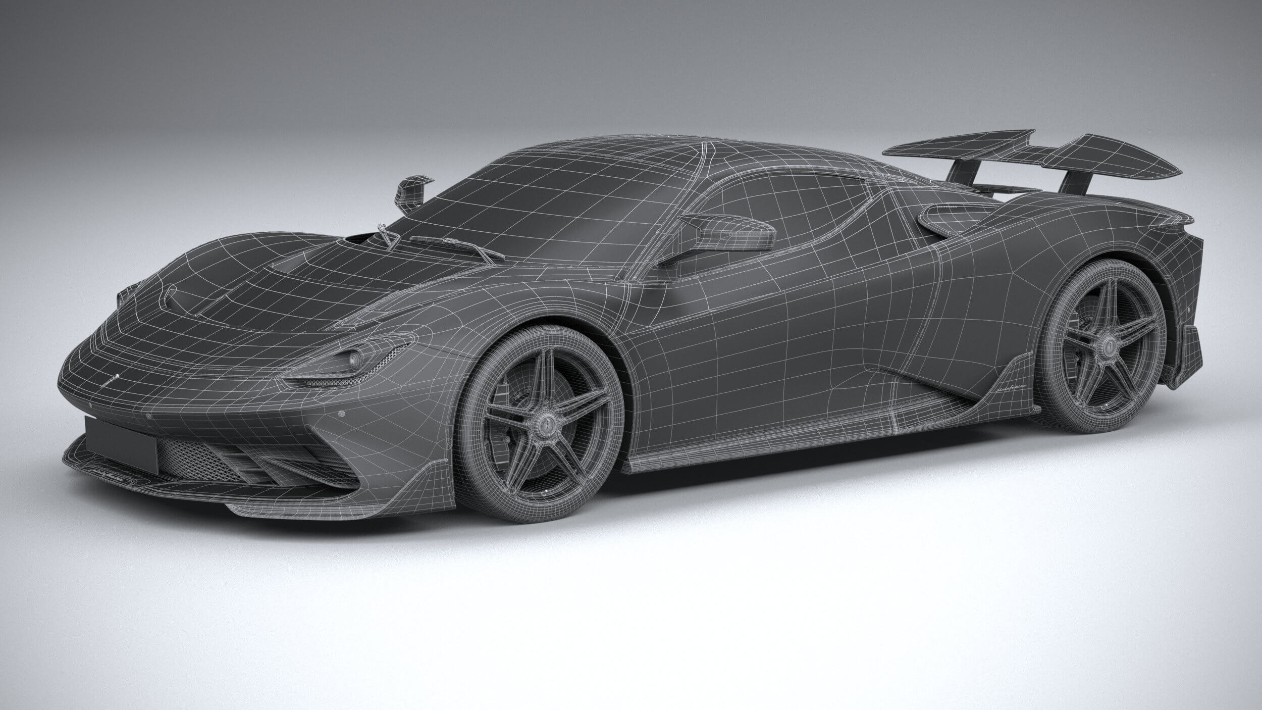 Pininfarina Battista Reversario 2024 - 3D Model by SQUIR