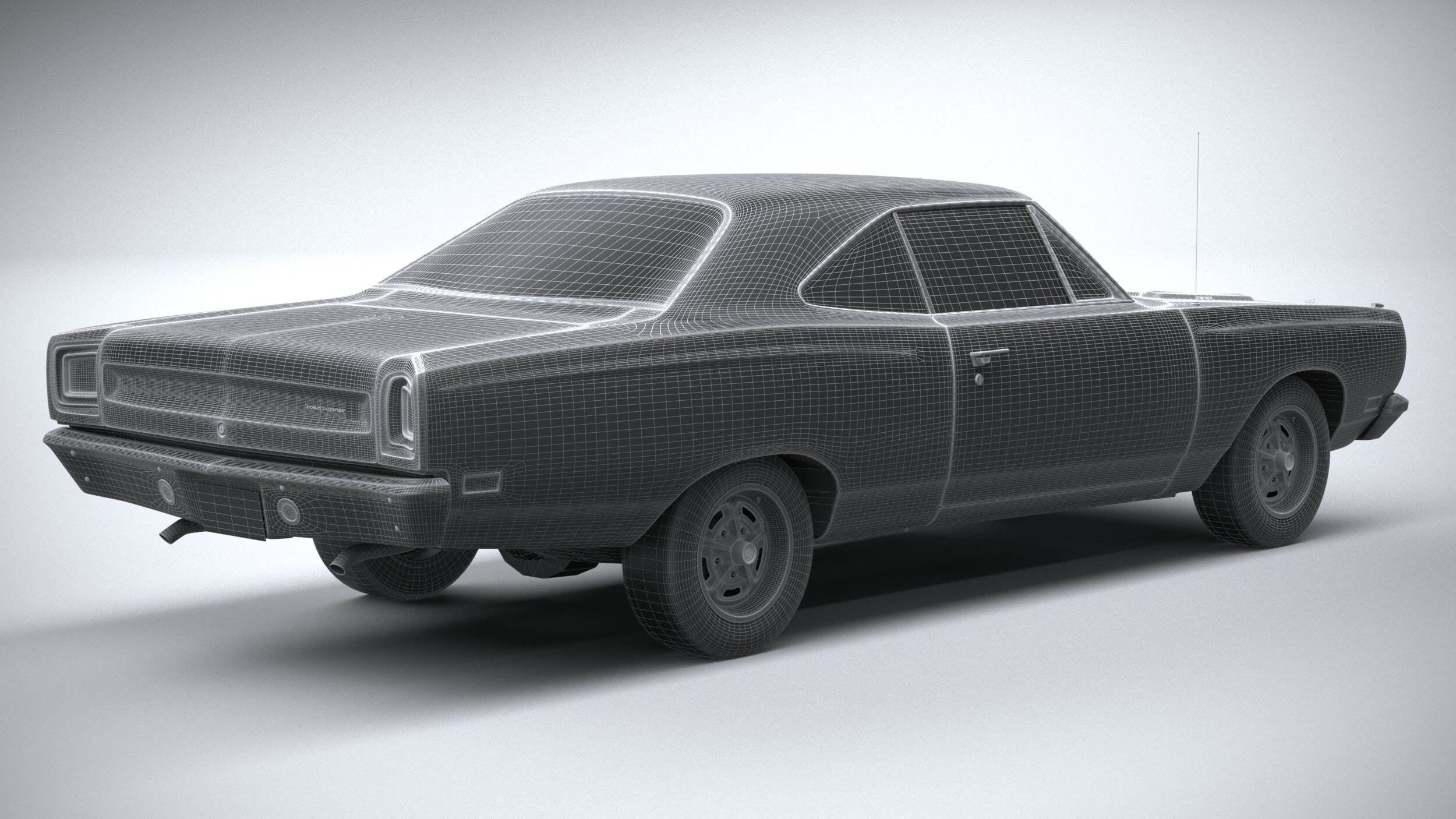 Plymouth Road Runner 1969 - 3D Model by SQUIR
