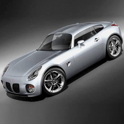 Pontiac Solstice Coupe 2009 - 3D Model by SQUIR