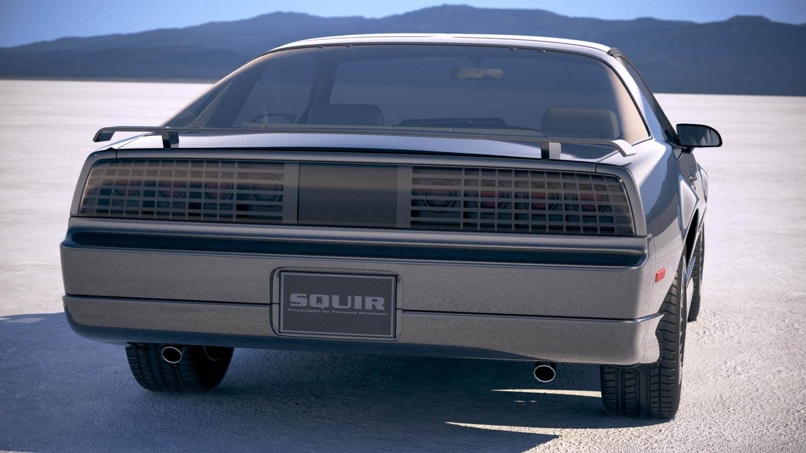 Pontiac Trans Am KITT 1982 - 3D Model by SQUIR