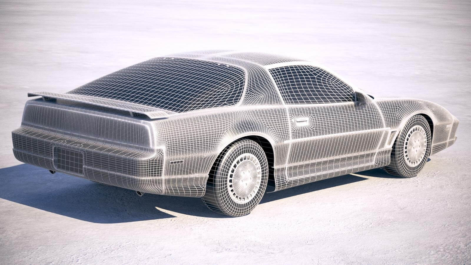 Pontiac Trans Am KITT 1982 - 3D Model by SQUIR