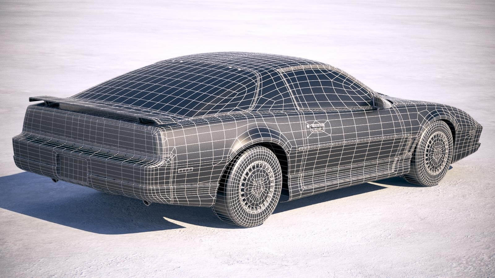 Pontiac Trans Am KITT 1982 - 3D Model by SQUIR