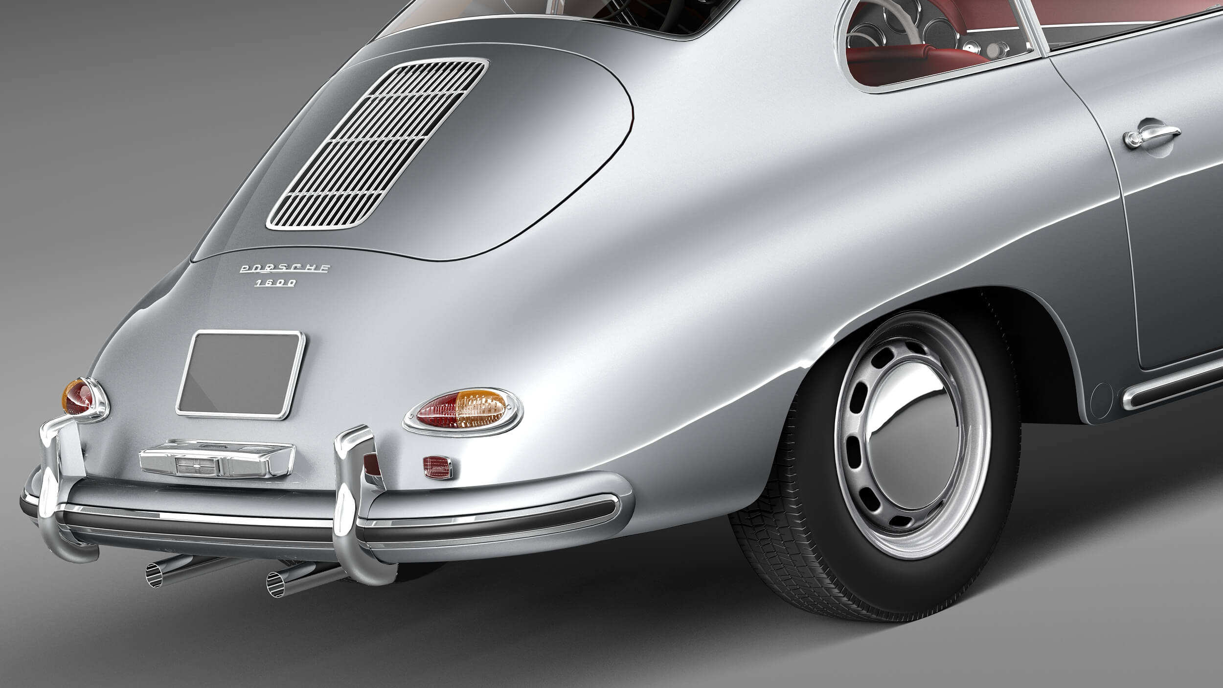Porsche 356A Coupe 1955 - 3D Model by SQUIR