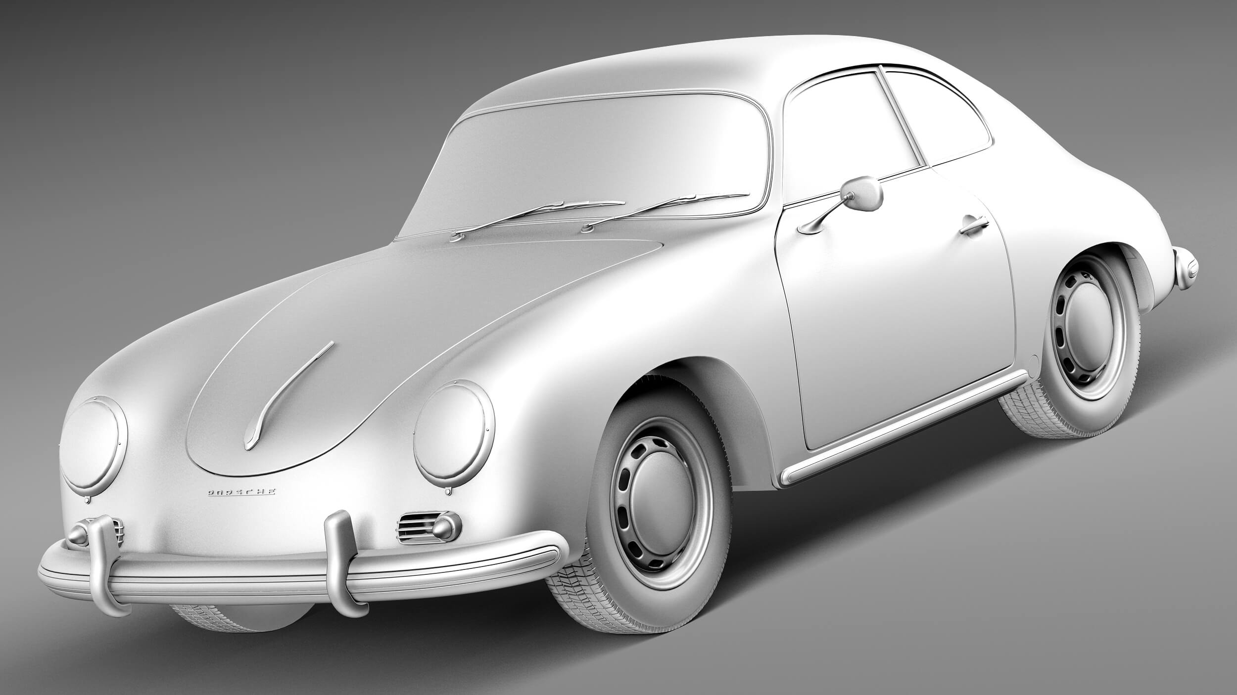 Porsche 356A Coupe 1955 - 3D Model by SQUIR