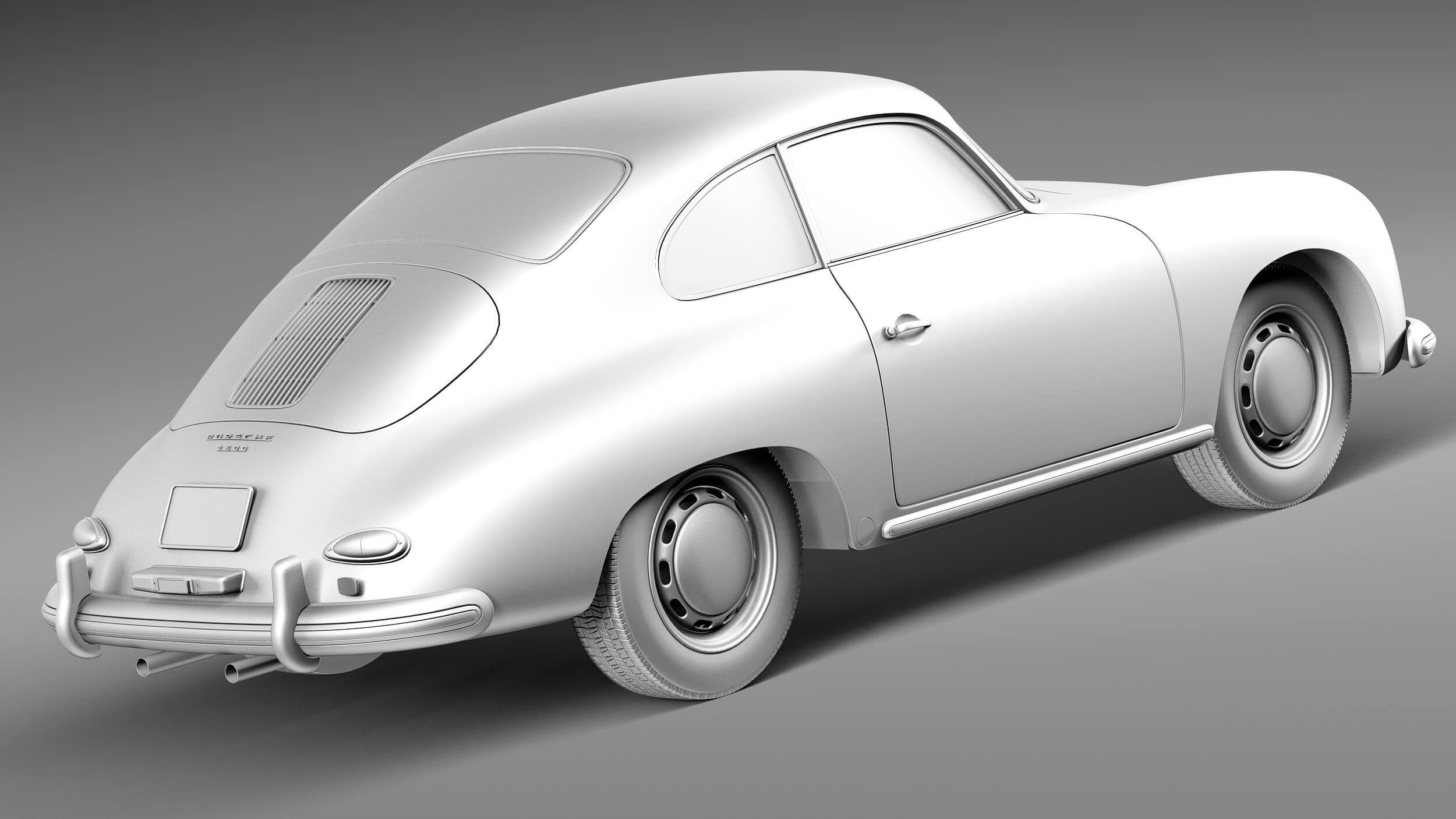 Porsche 356A Coupe 1955 - 3D Model by SQUIR