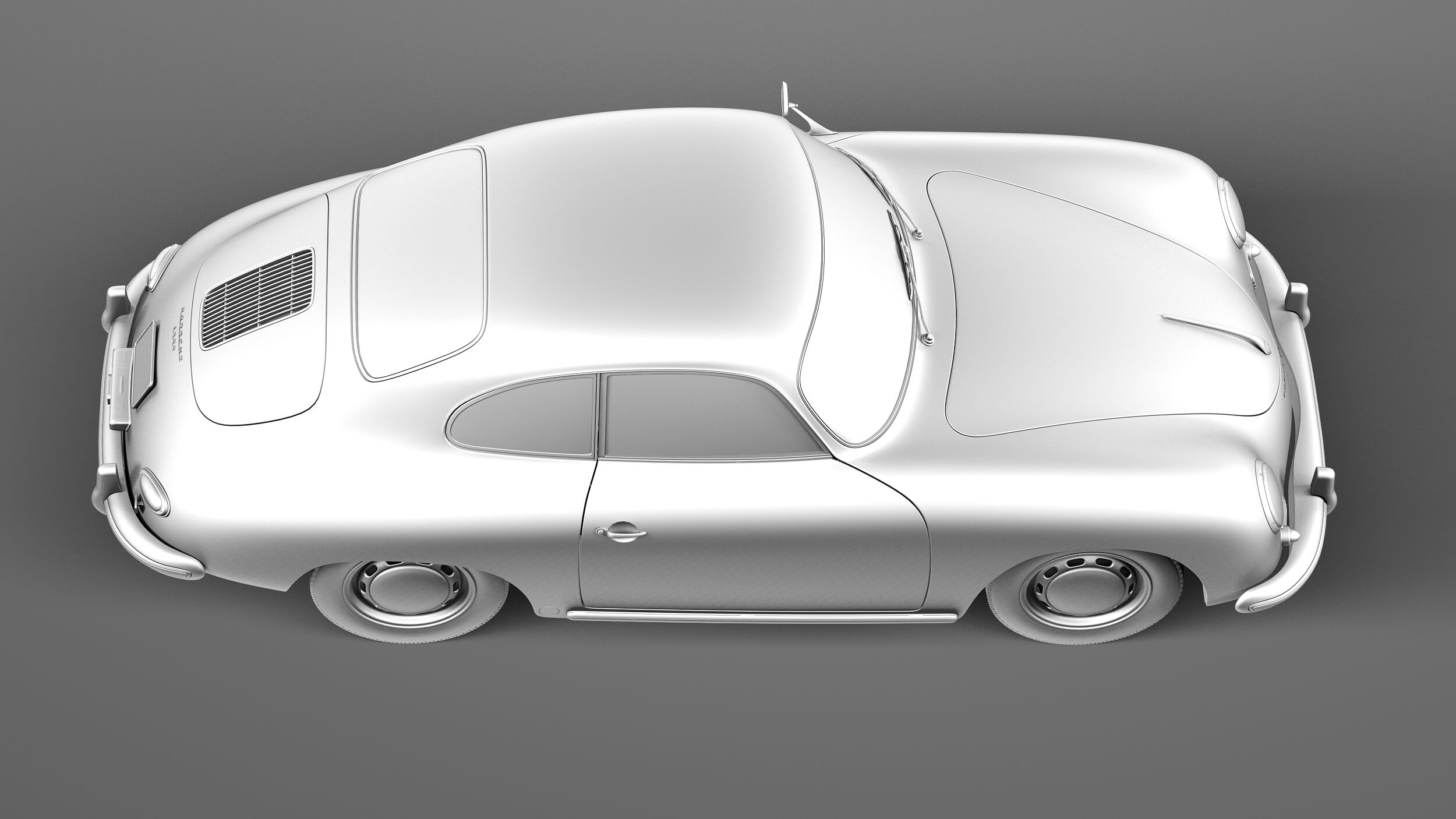 Porsche 356A Coupe 1955 - 3D Model by SQUIR
