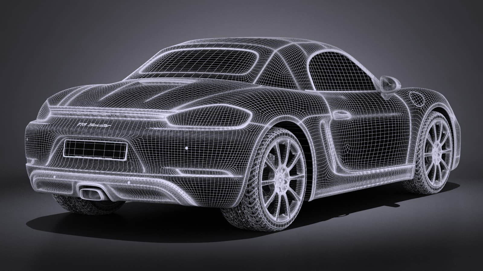 Porsche 718 Boxster 2017 - 3D Model by SQUIR